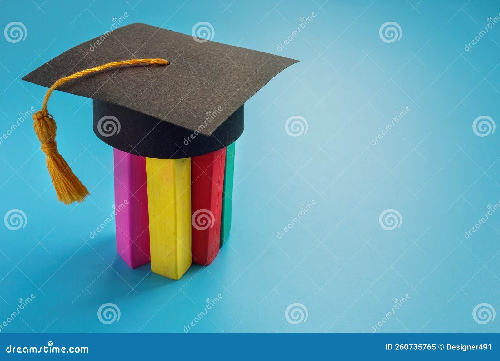 Inclusion and Neurodiversity Education. Colored Crayons on Which a ...