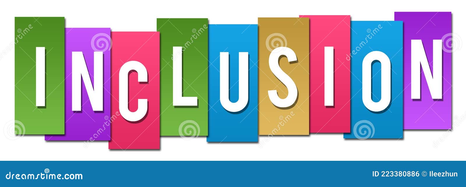 Inclusion Professional Colorful Stock Illustration - Illustration of ...