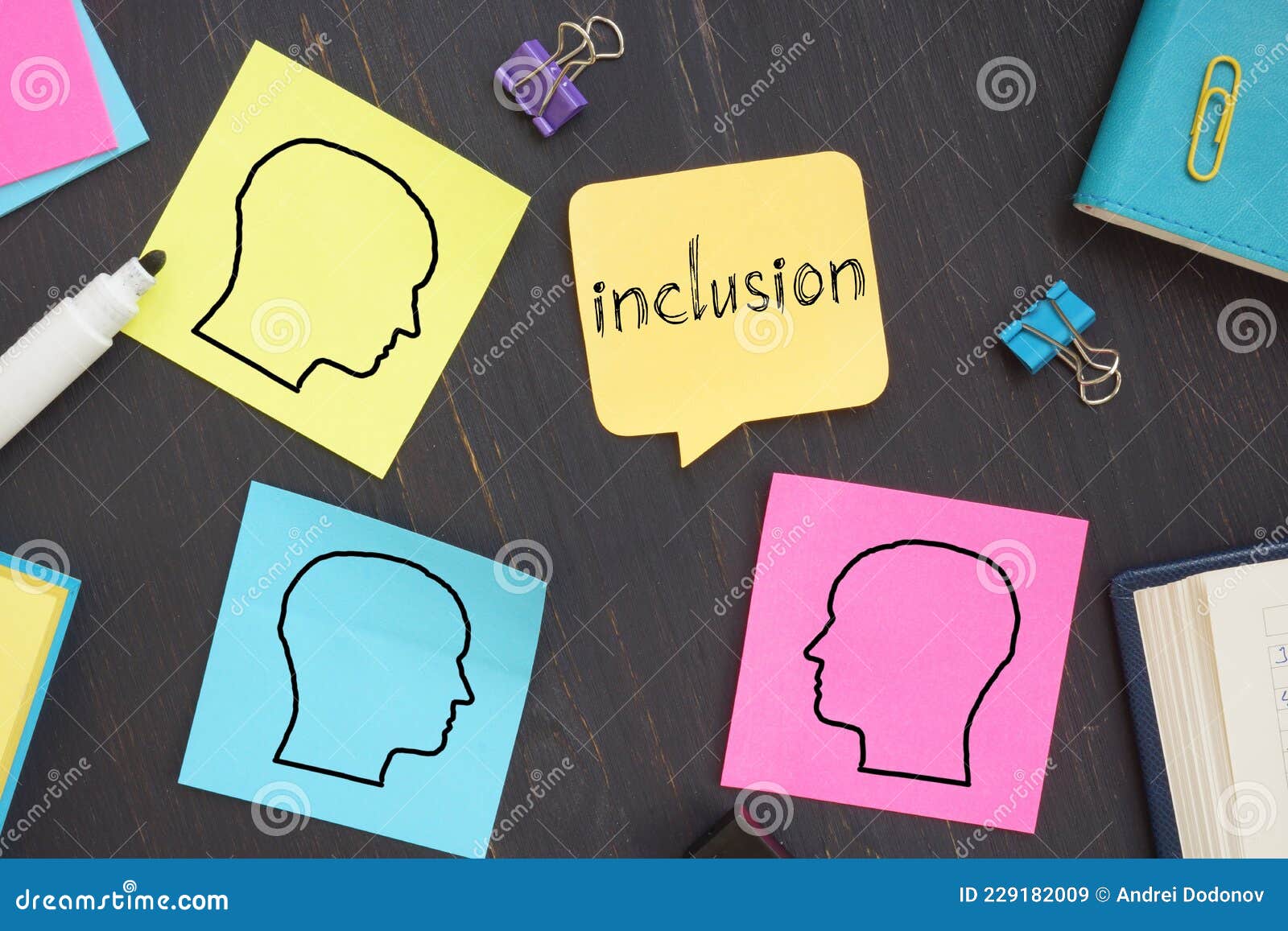 Inclusion is Shown on the Conceptual Photo Using the Text Stock Image ...