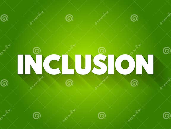 Inclusion Text Quote, Concept Background Stock Illustration ...