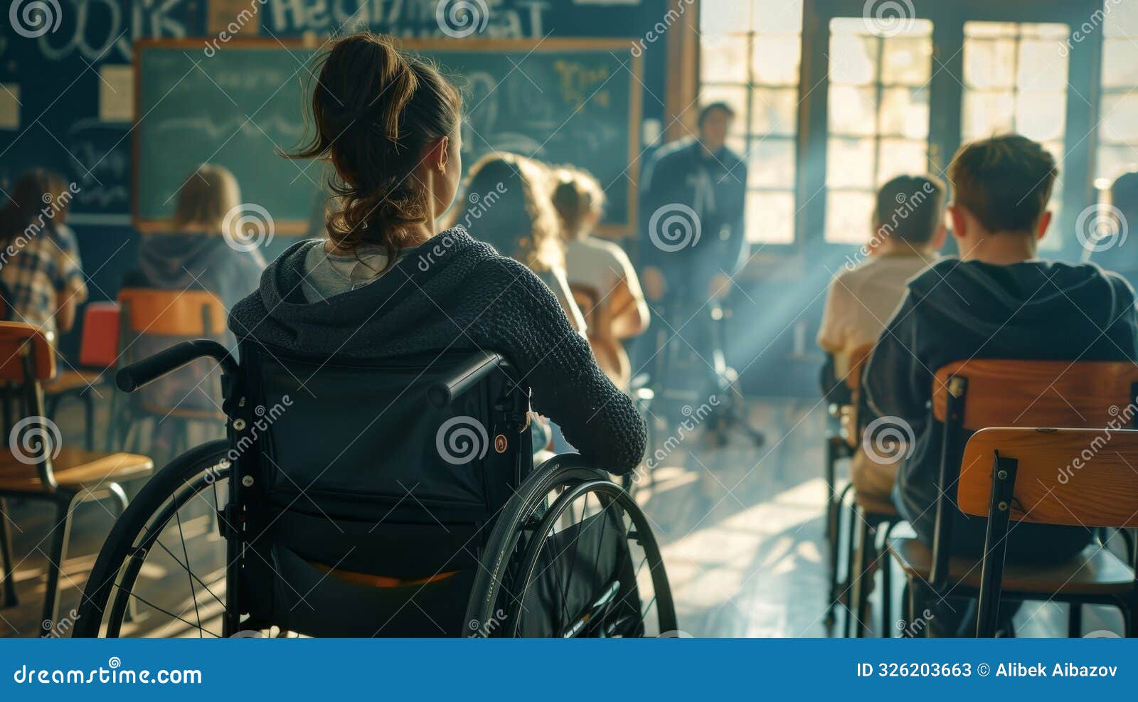 An Inclusive Classroom With Accessible Desks And Ramps Promoting A ... An Inclusive Classroom With Accessible Desks And Ramps Promoting A ...