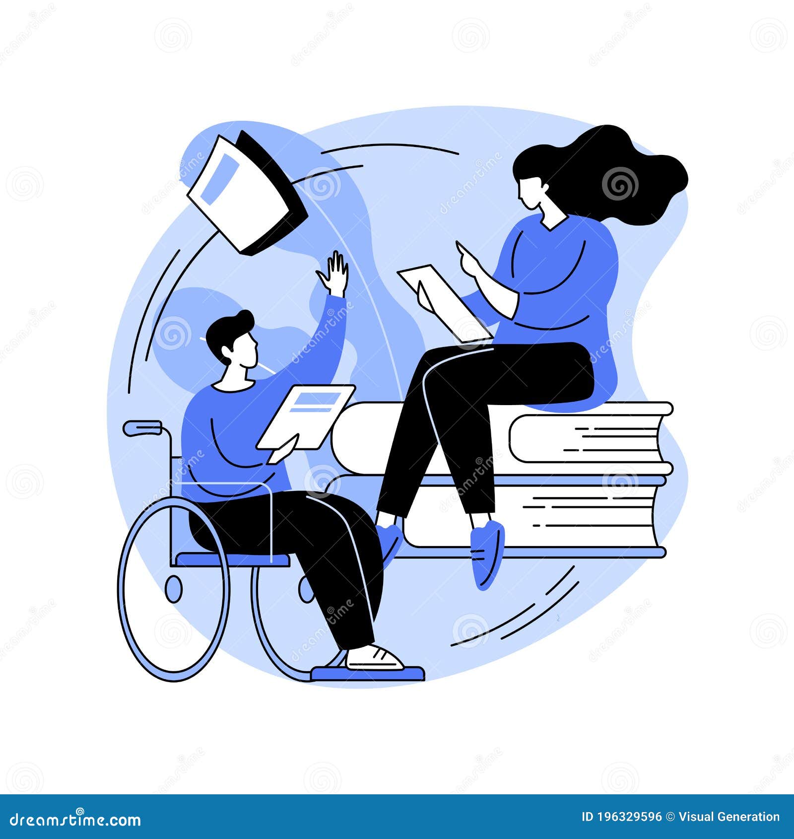 Inclusive Education Abstract Concept Vector Illustration. Stock Vector ...