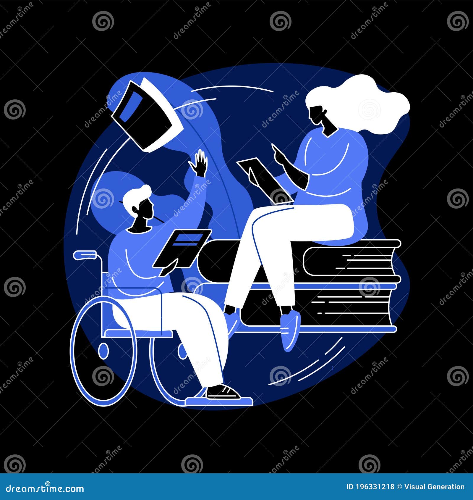 Inclusive Education Abstract Concept Vector Illustration. Stock Vector ...