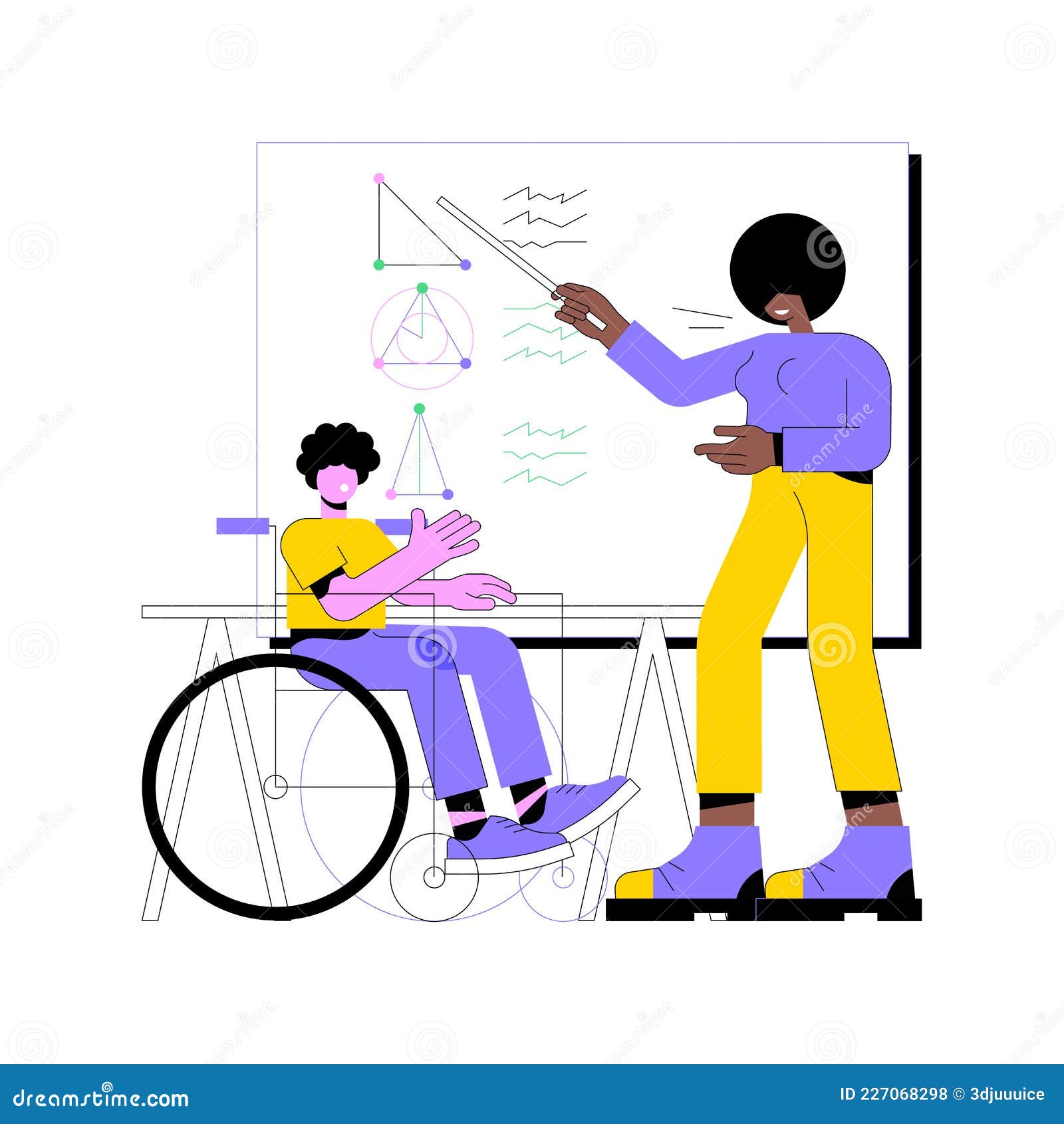 Inclusive Education Abstract Concept Vector Illustration. Stock Vector ...