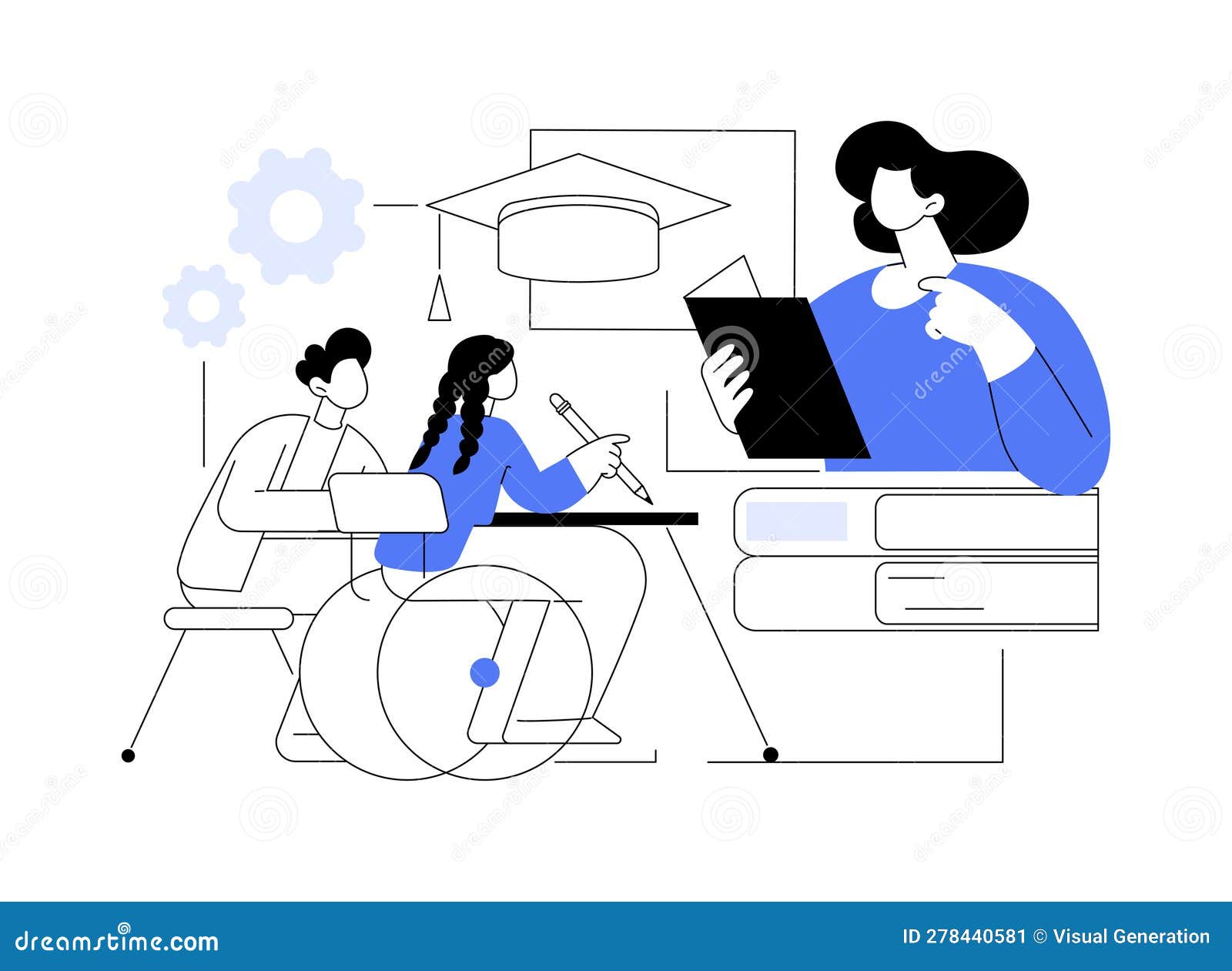 Inclusive Education Abstract Concept Vector Illustration. Stock Vector ...