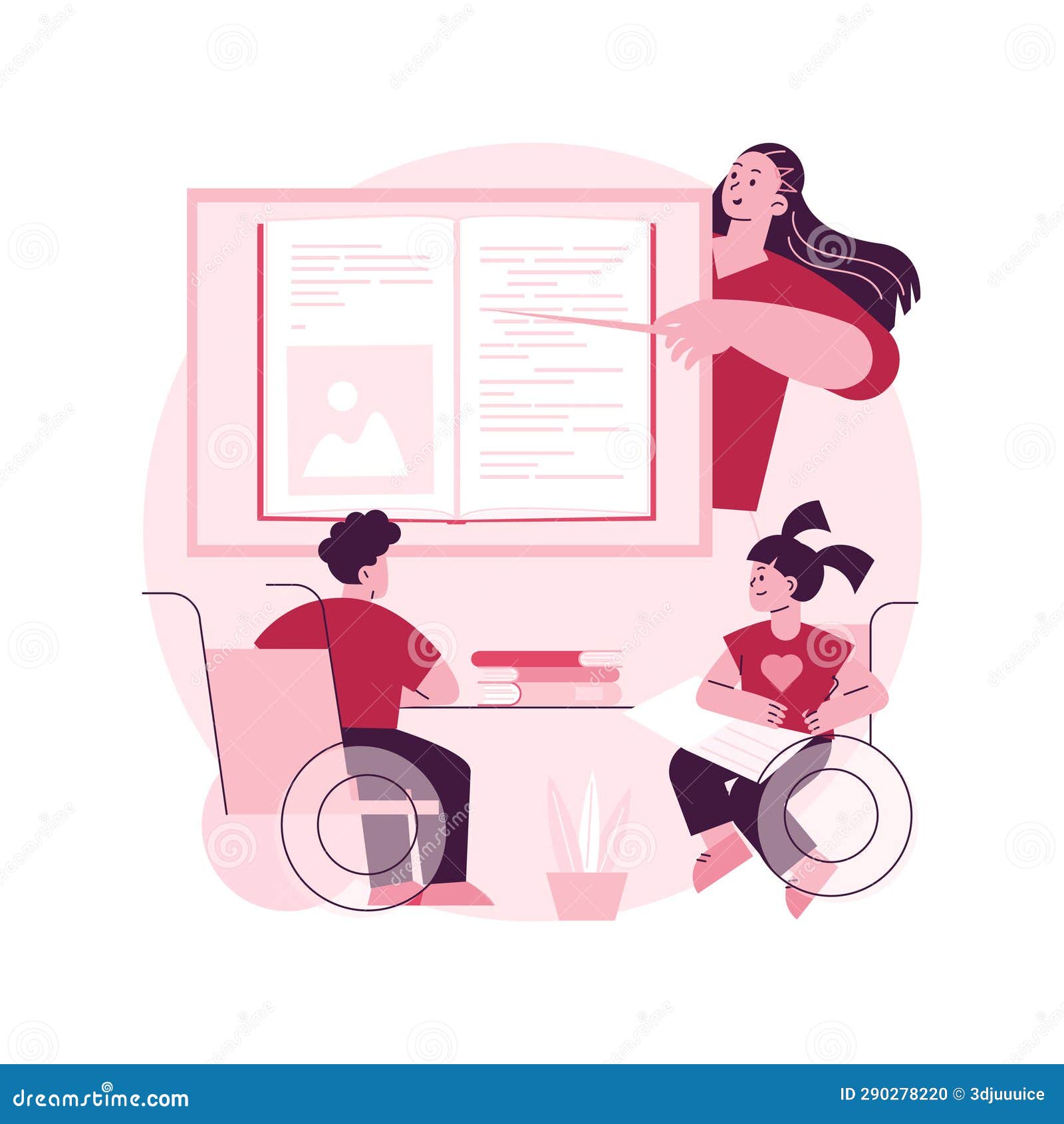 Inclusive Education Abstract Concept Vector Illustration. Stock Vector ...