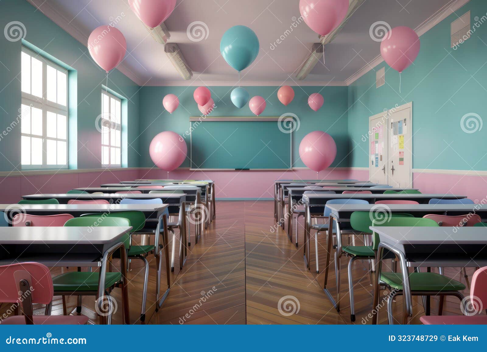 Inclusive Education Classroom with Multicultural Decorations ...