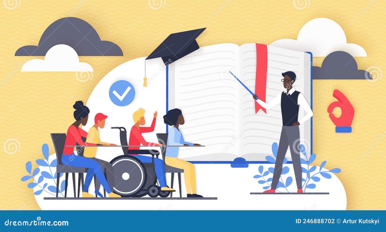 Inclusive Education, Group of Tiny Diversity Children and Teacher Study ...