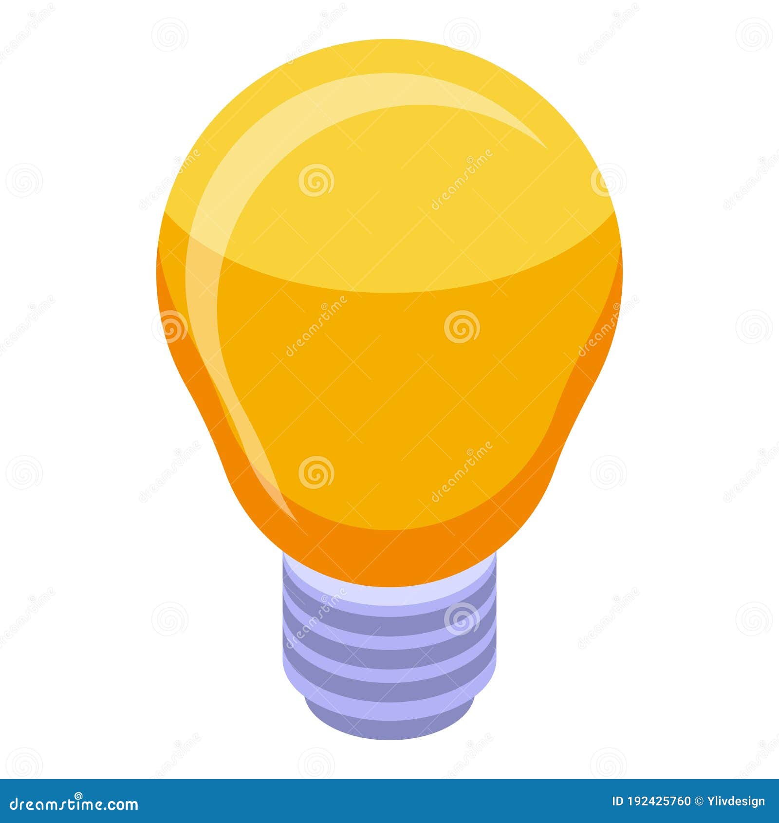Inclusive Education Light Bulb Icon, Isometric Style Stock Vector ...