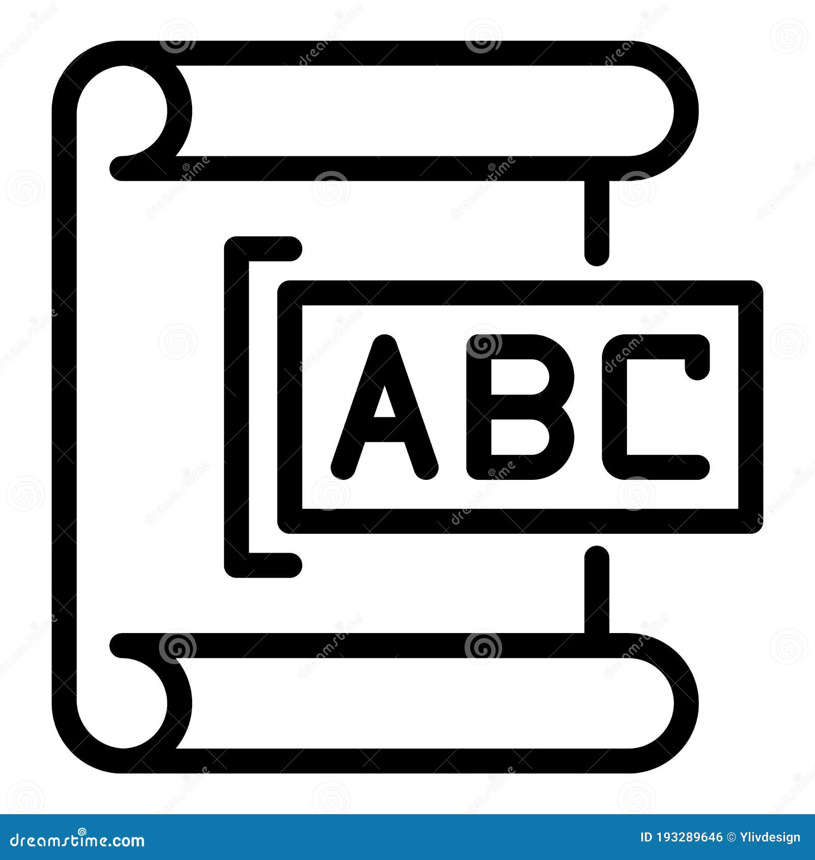 Inclusive Education Paper Icon, Outline Style Stock Vector ...