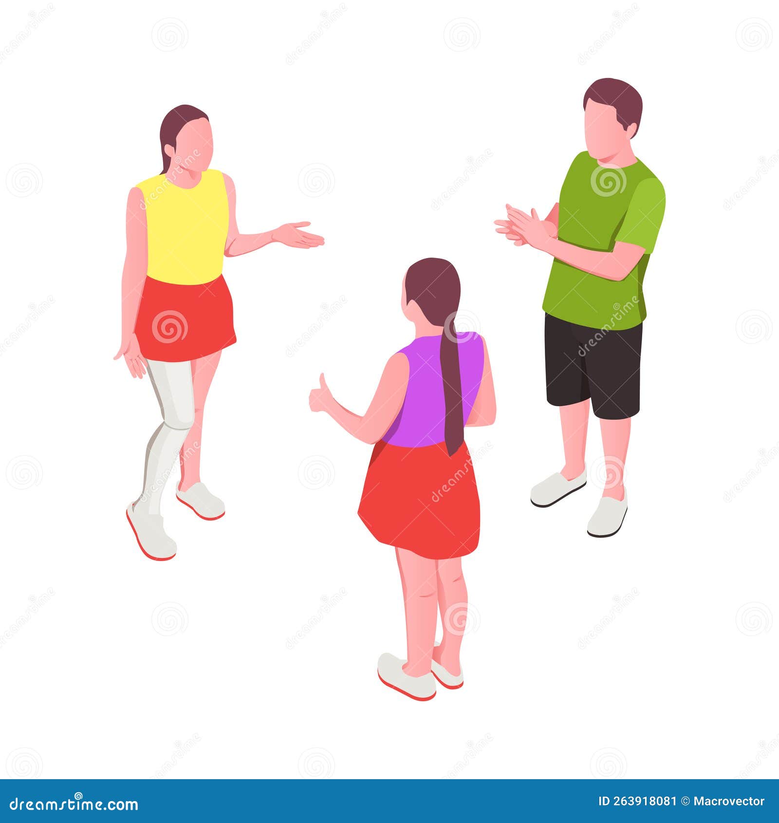 Inclusive Education Students Composition Stock Vector - Illustration of ...