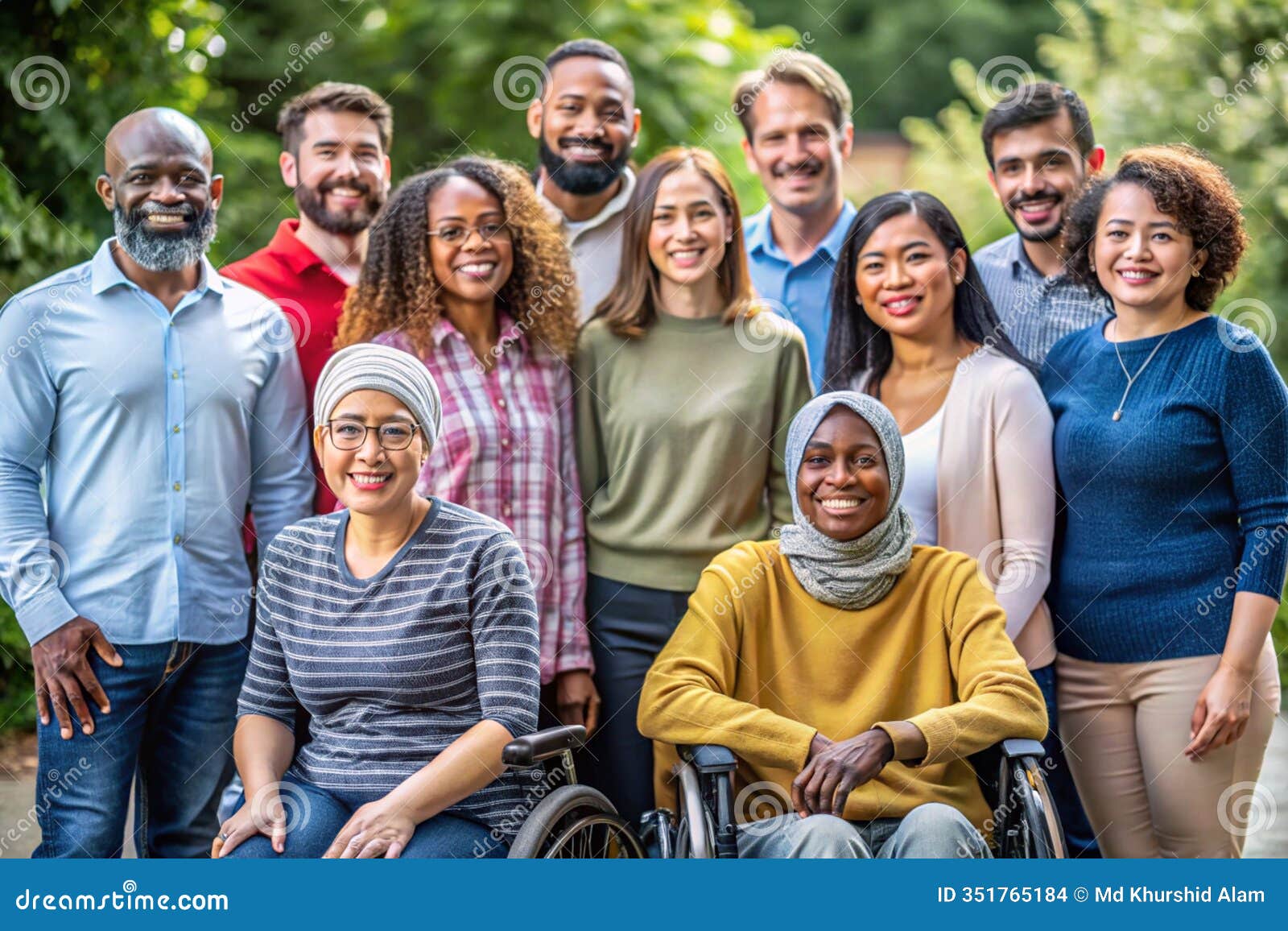 Inclusive Group of Professionals and Community Members, Embracing ...