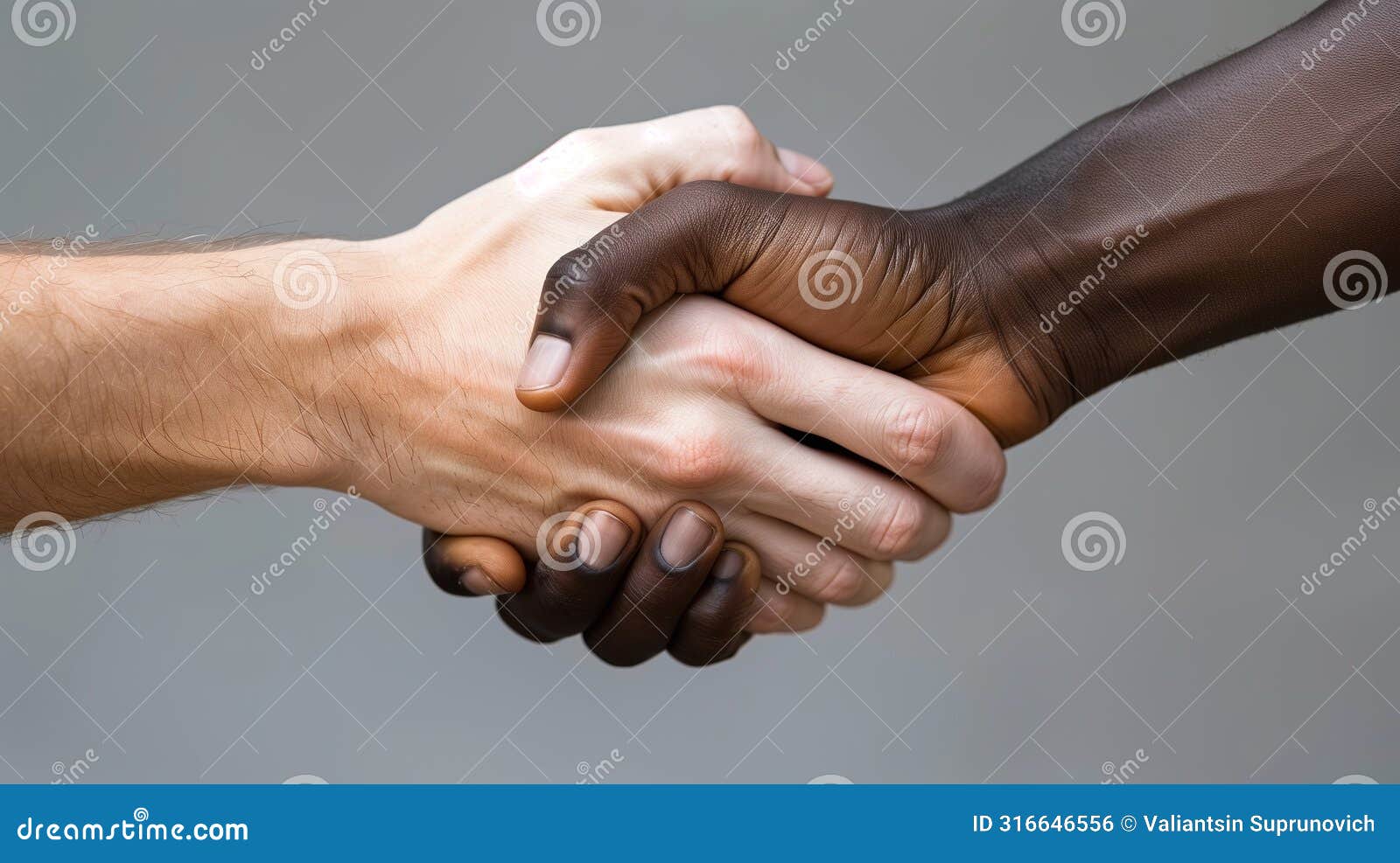 An Inclusive Image Representing Unity and Friendship, with a Handshake ...