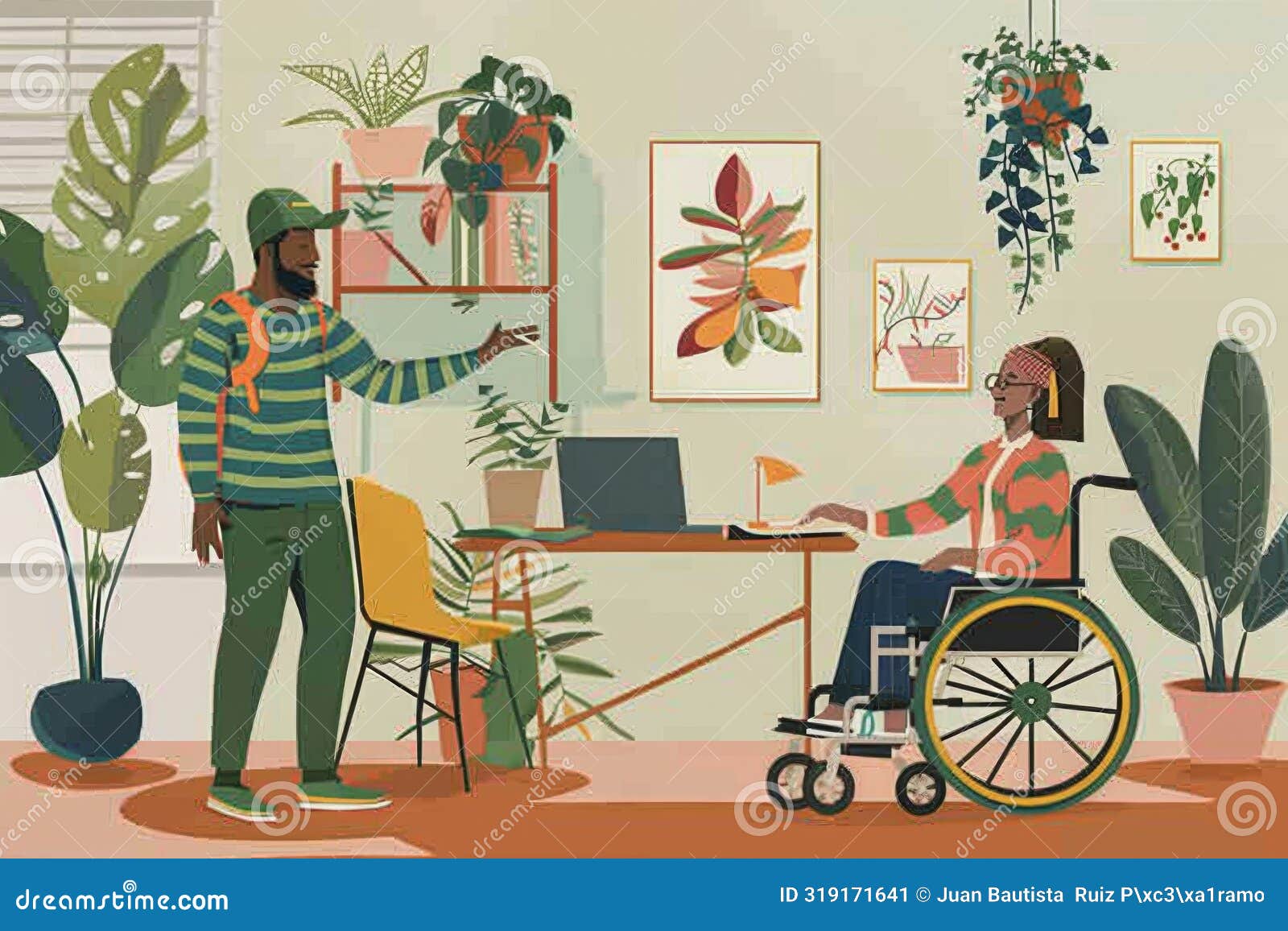 Inclusive Office Meeting with Diverse Colleagues. Stock Image - Image ...