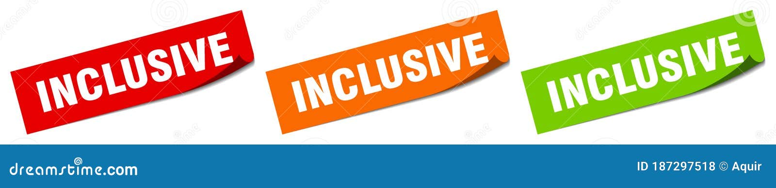 Inclusive Sticker. Inclusive Square Isolated Sign Stock Vector ...