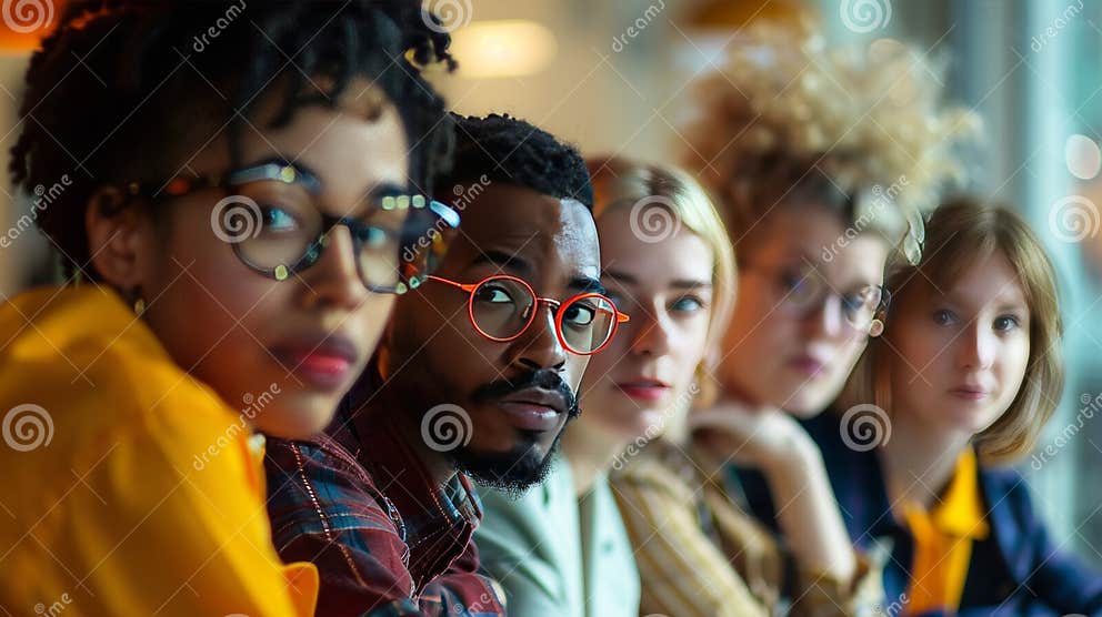 Inclusive Teamwork Professionals Collaborating Creatively in a Modern ...