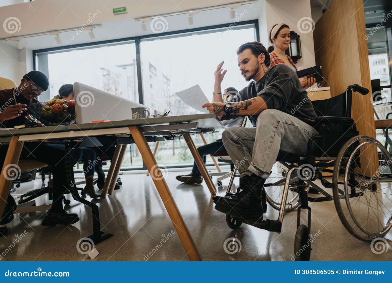 Inclusive Work Environment with Diverse Team Members Engaging in ...