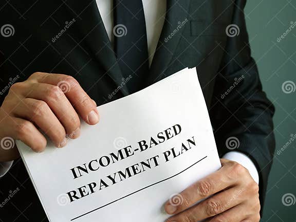 Income-based Repayment Plan Ibr in Hands Stock Photo - Image of plan ...