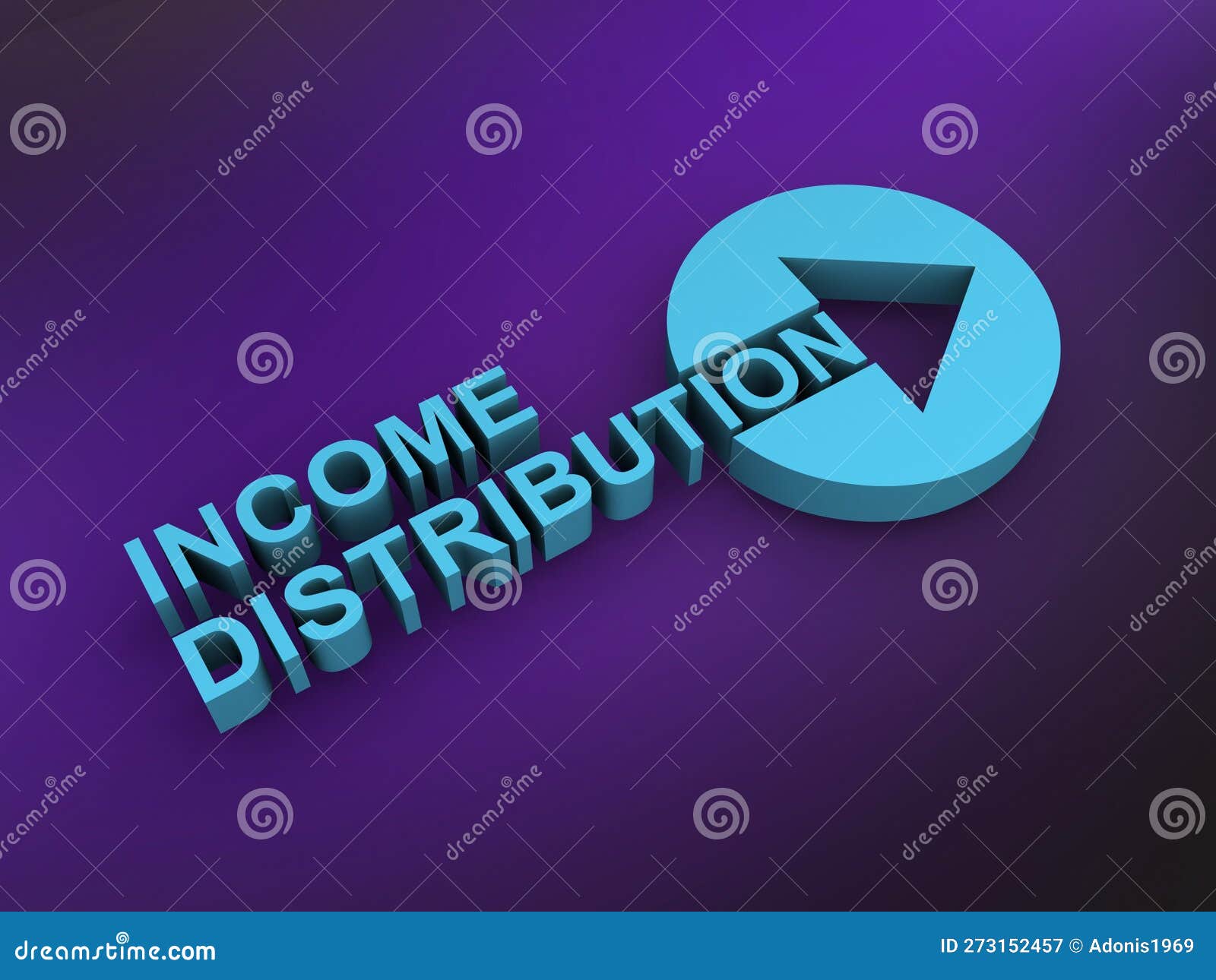 Income Distribution Word on Purple Stock Illustration - Illustration of ...