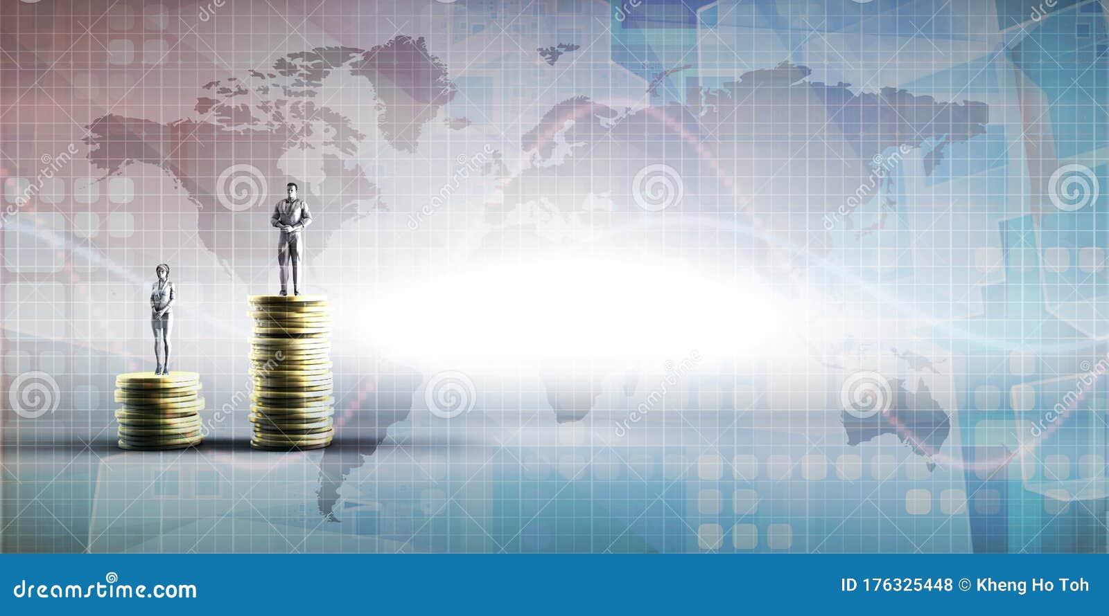 Income Inequality stock illustration. Illustration of finance - 176325448