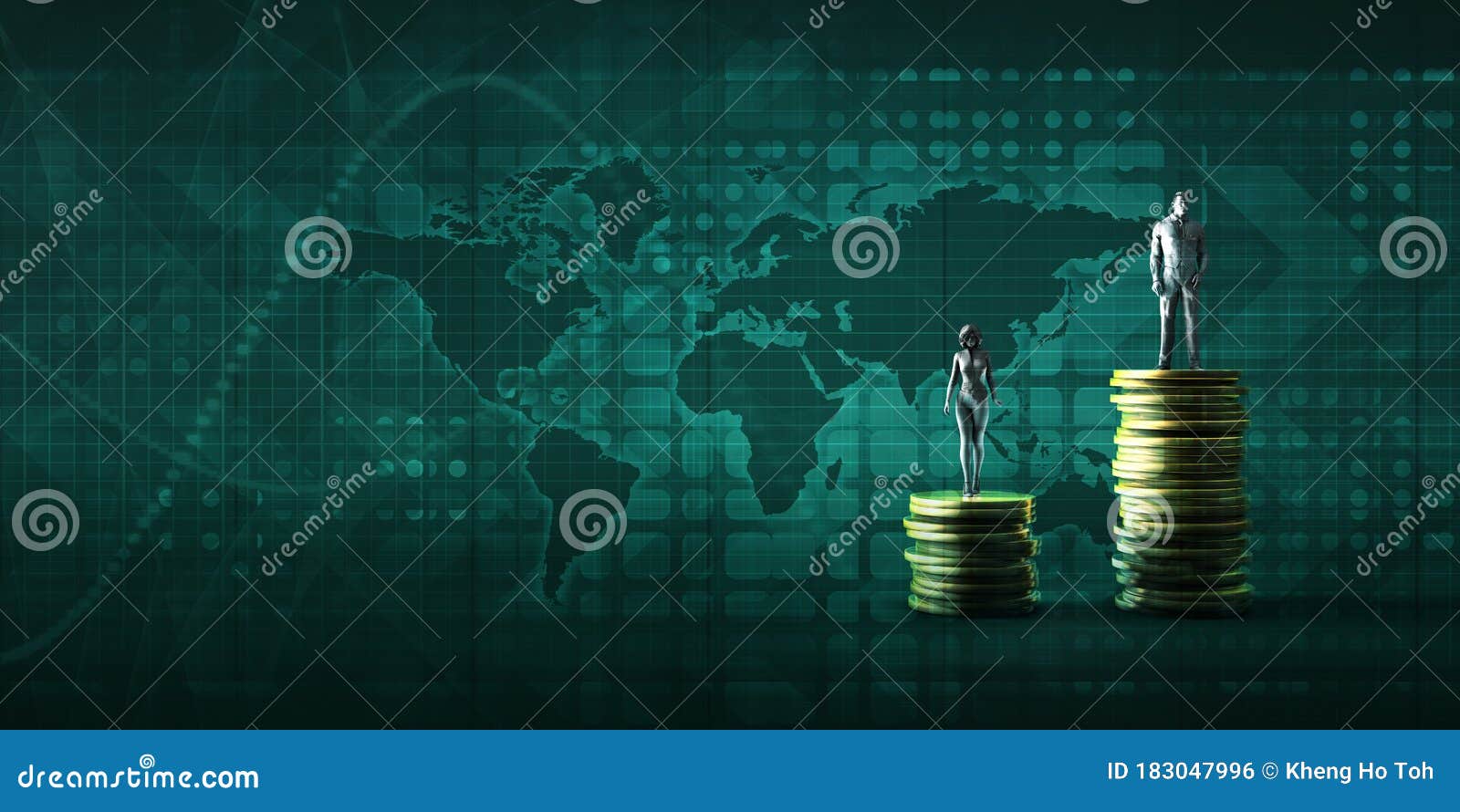 Income Inequality stock illustration. Illustration of injustice - 183047996