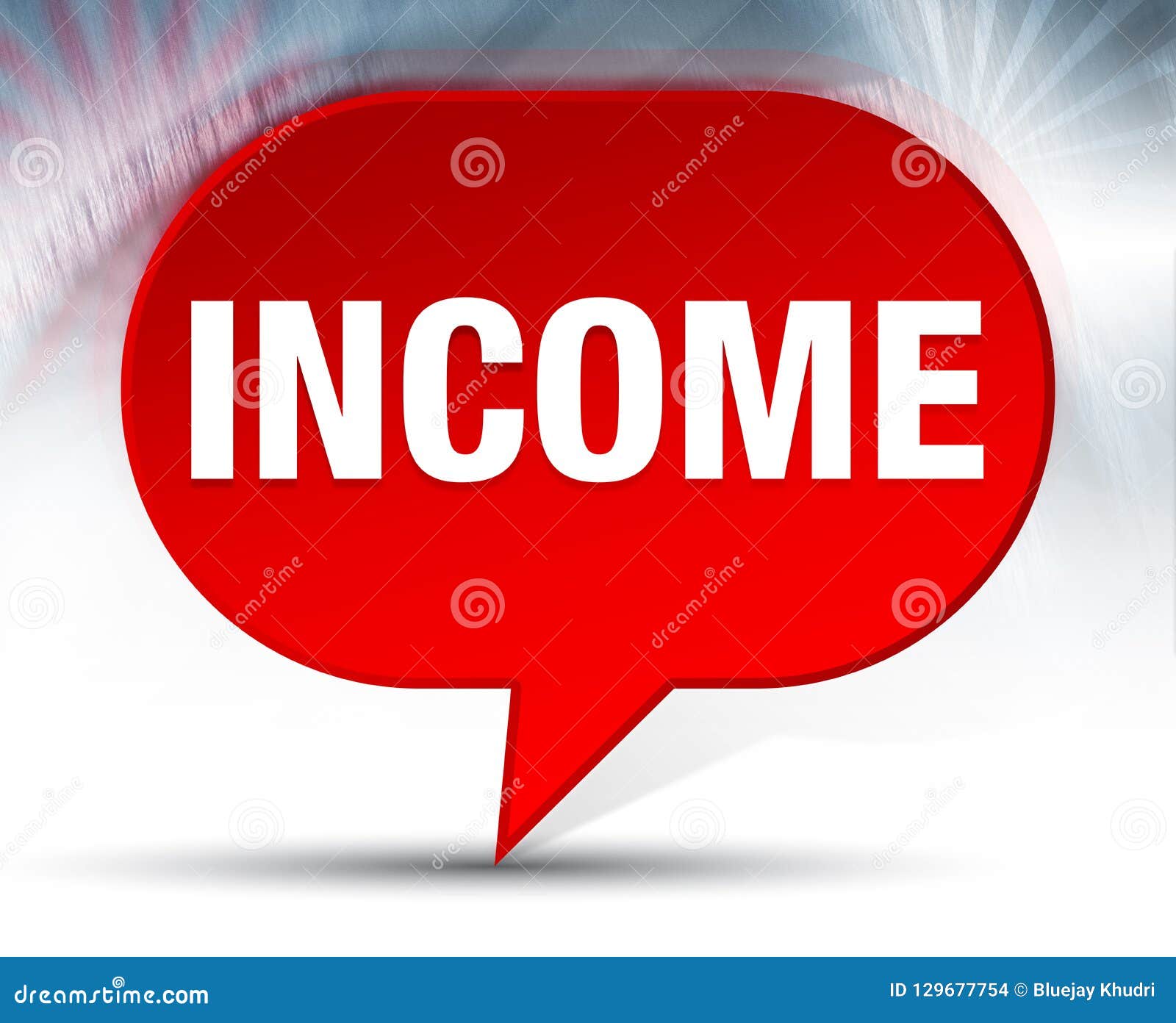 Income Red Bubble Background Stock Illustration - Illustration of sign ...