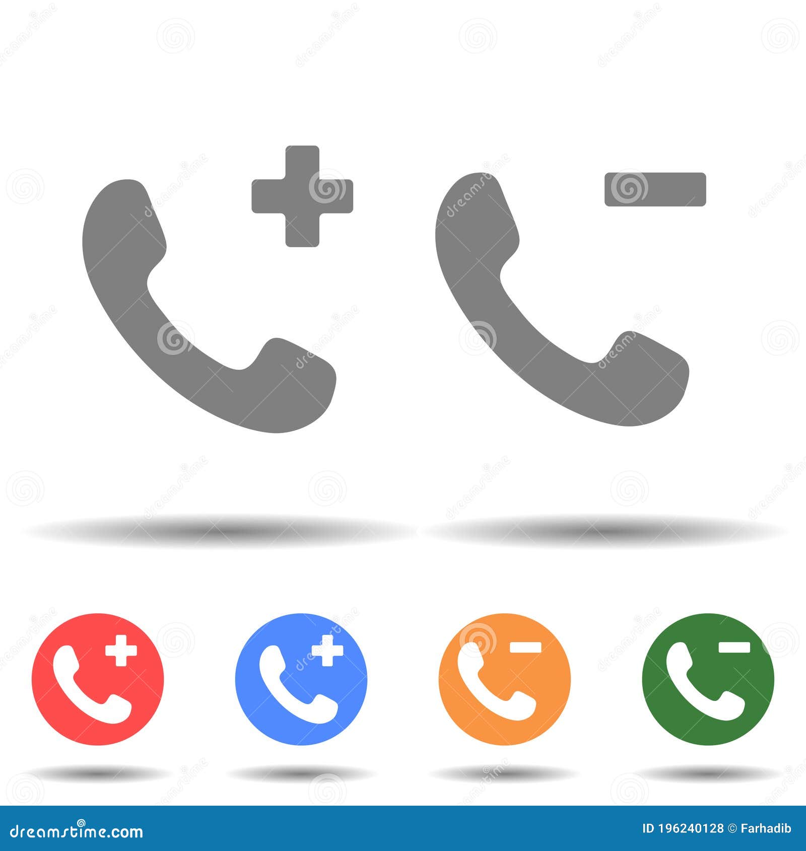Income And Outcome Call Icon Vector Logo | CartoonDealer.com #195630783