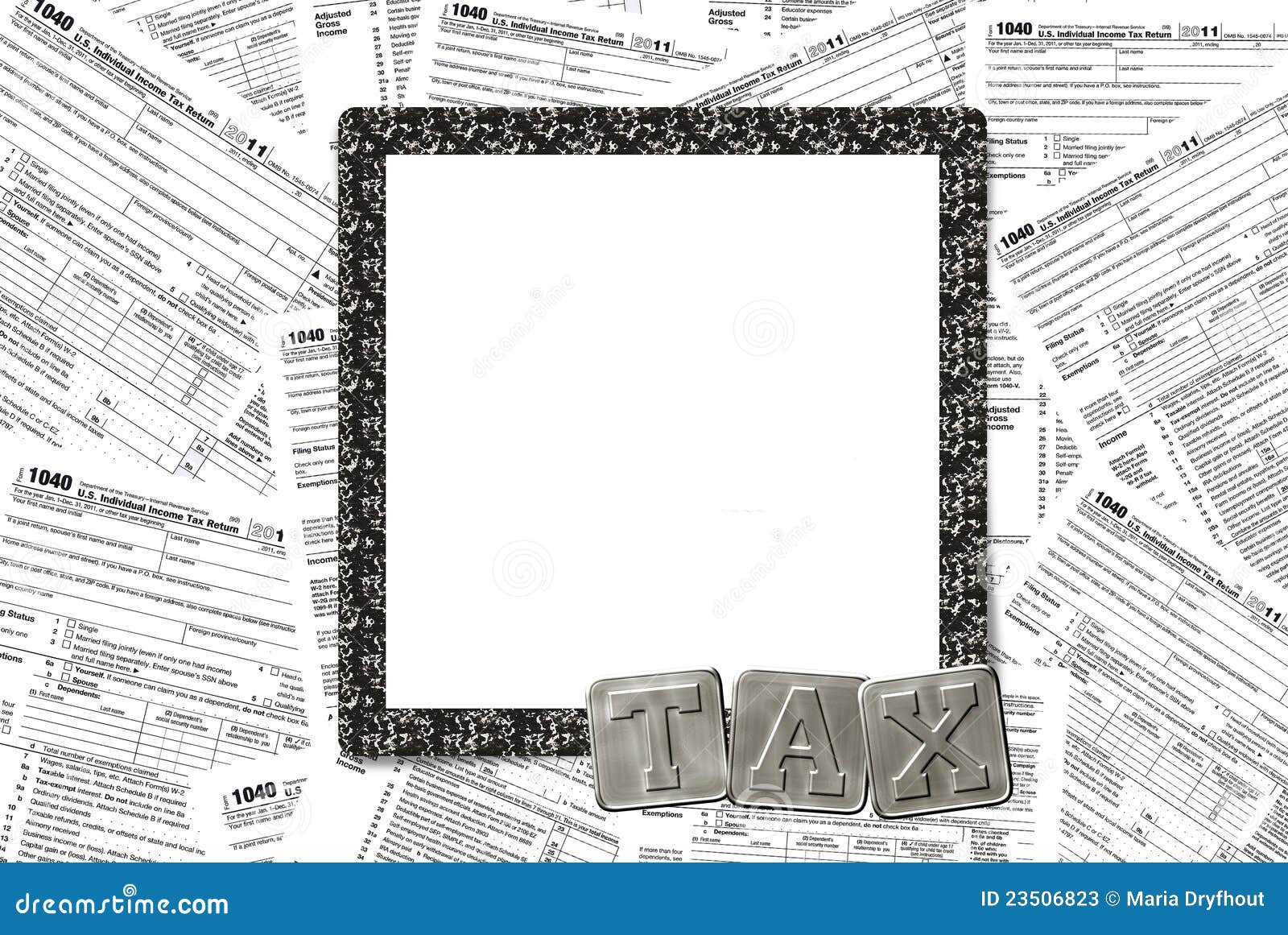Income Tax Forms Frame Stock Illustrations – 7 Income Tax Forms Frame ...