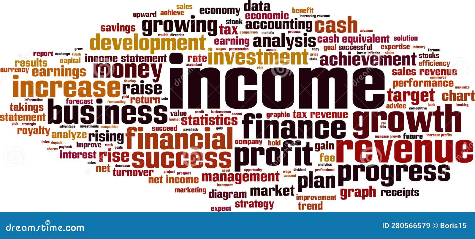 Income word cloud stock vector. Illustration of accounting - 280566579
