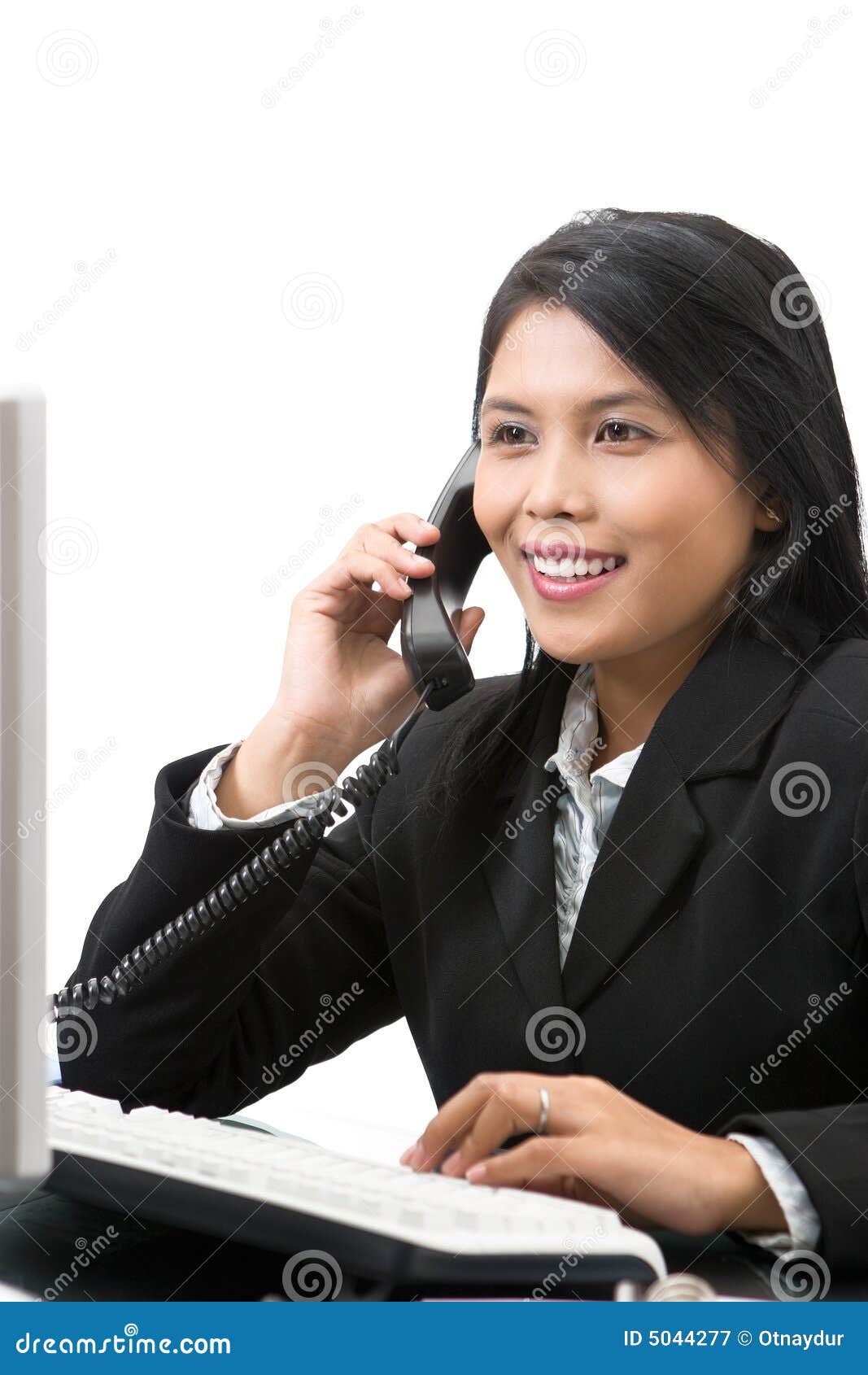 Incoming call stock image. Image of desk, elegant, businesswoman - 5044277