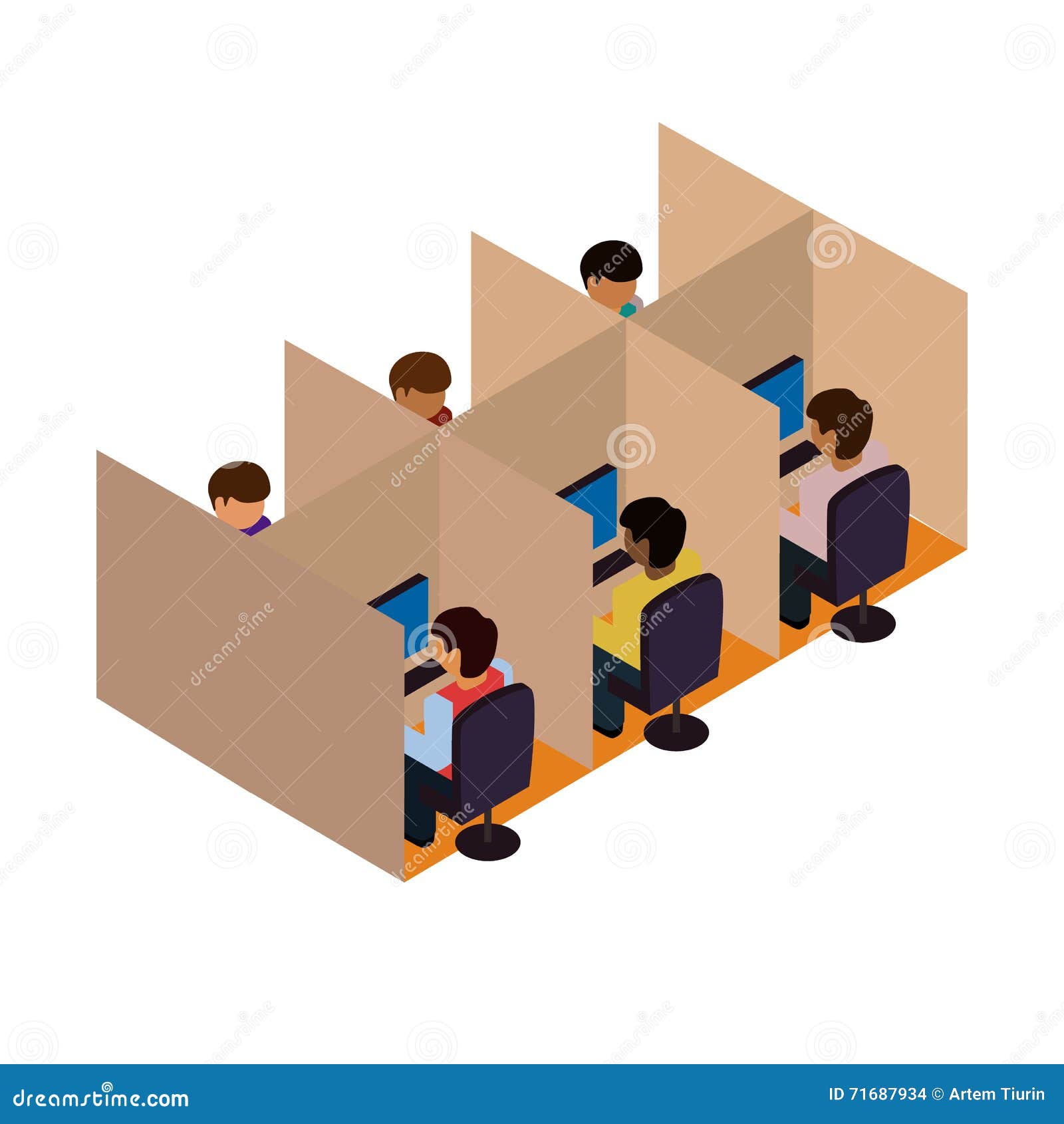Incoming Call Center. Incoming Stock Vector - Illustration of monitor ...