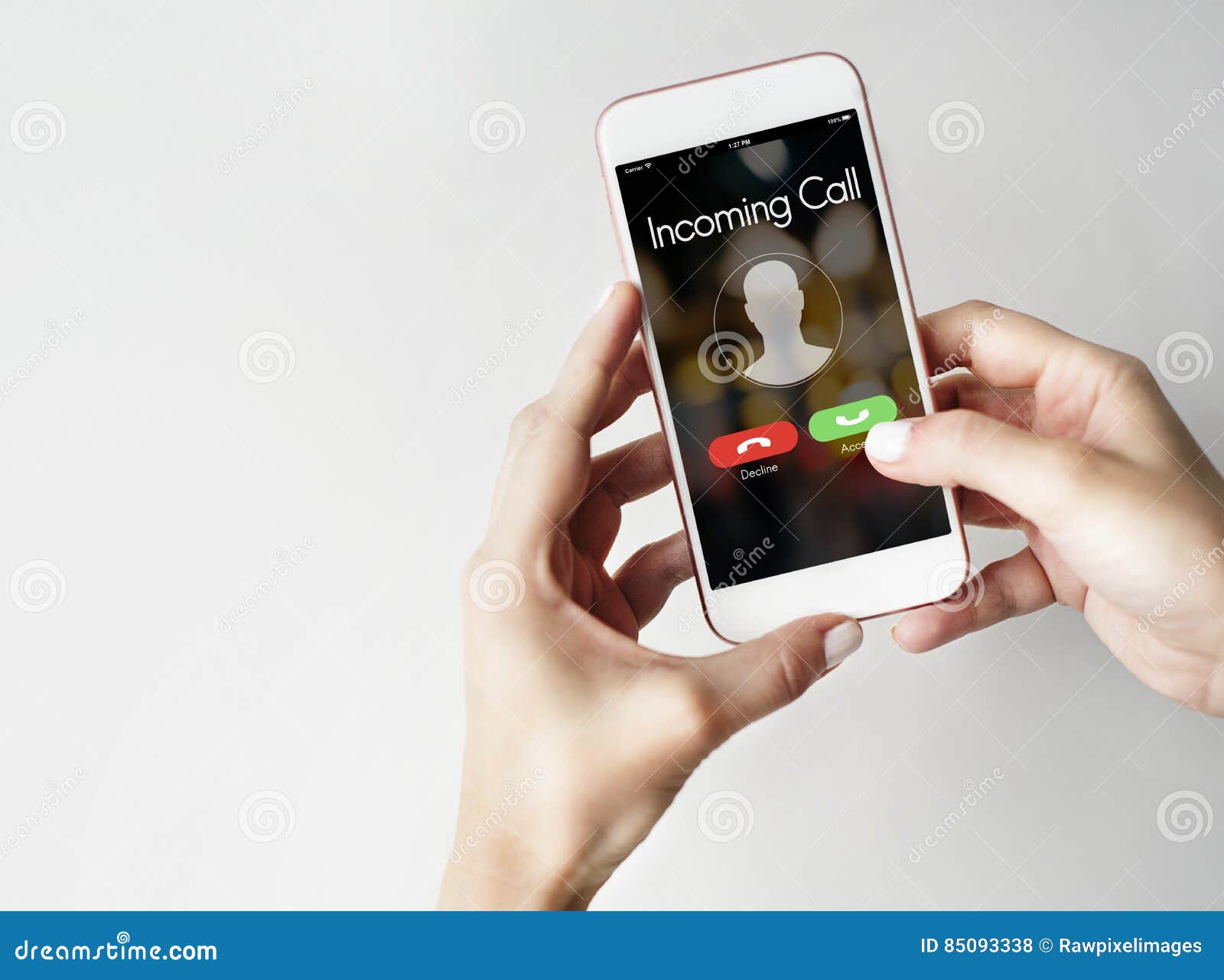 Incoming Call Communication Connect Concept Stock Photo - Image of ...