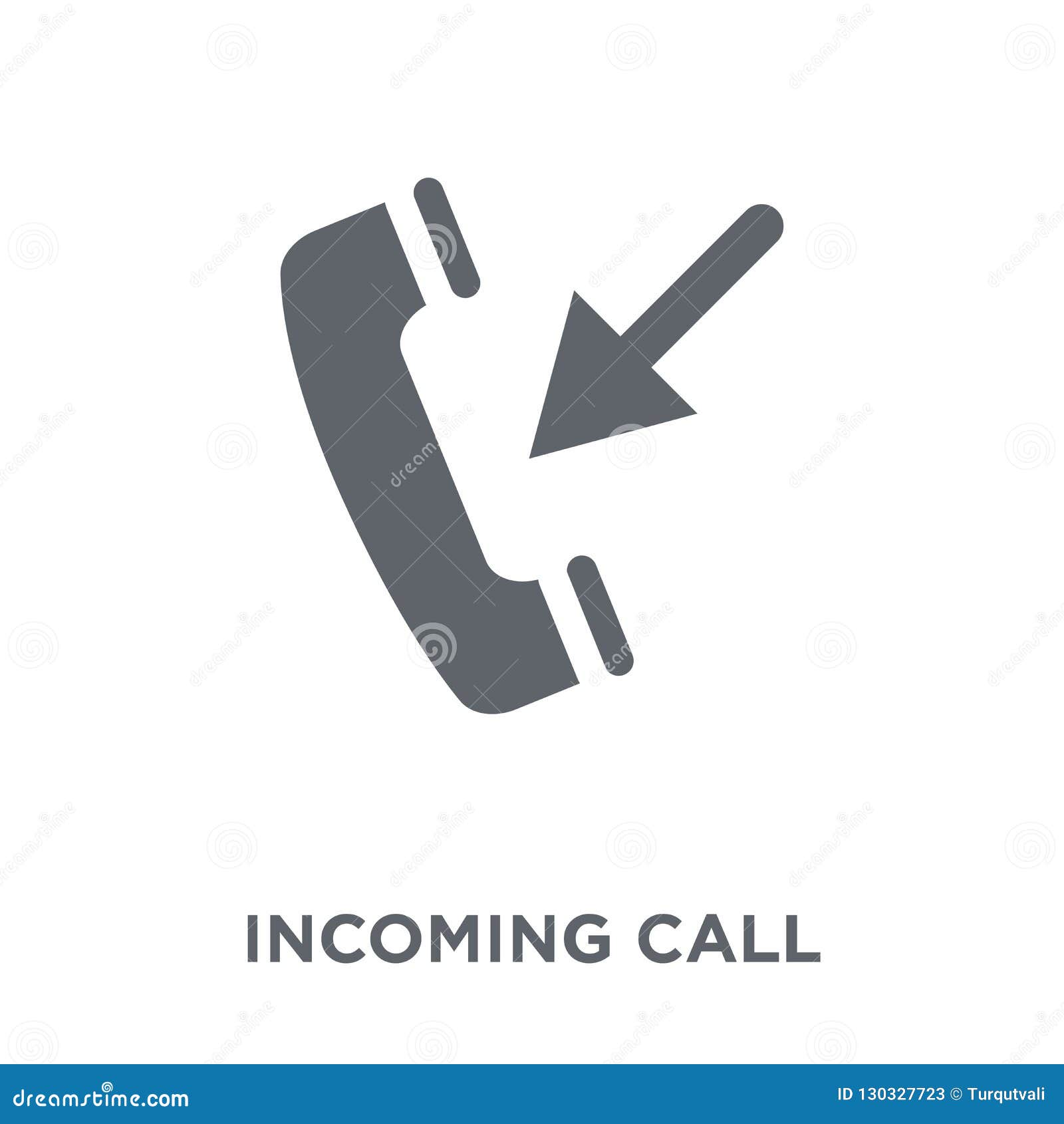 Incoming Call Icon From Communication Collection. Stock Vector ...