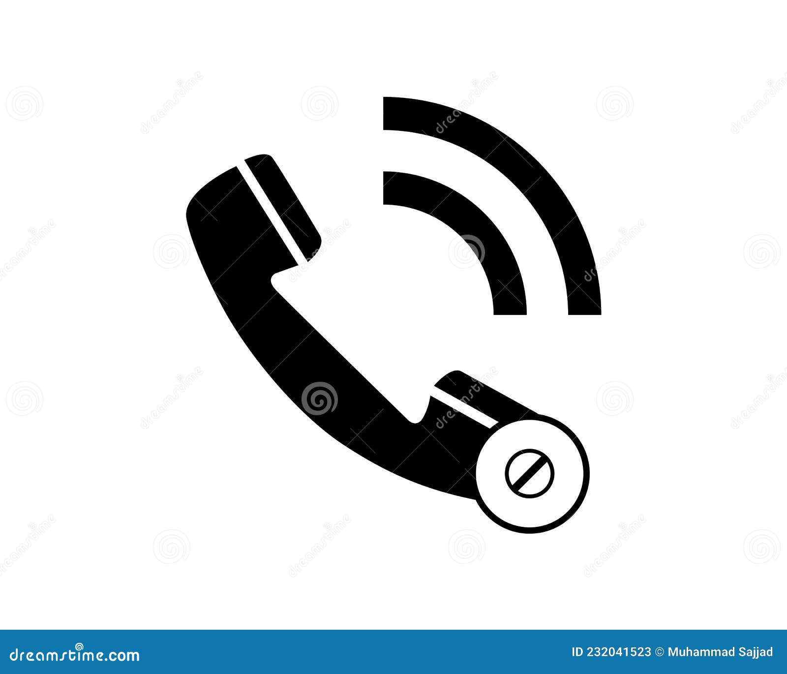 Incoming Call Icon Call Receiving Symbol Stock Illustration ...