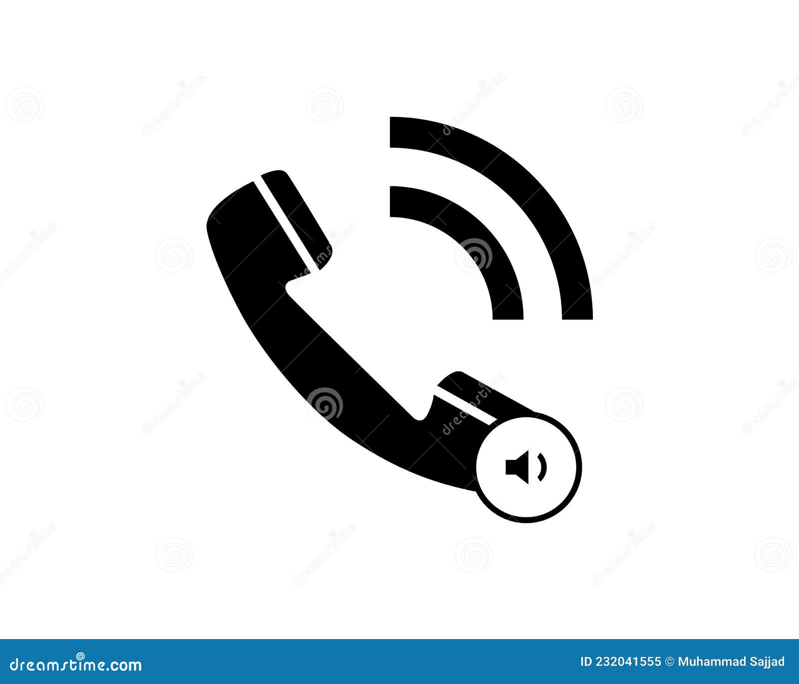 Incoming Call Icon Call Receiving Symbol Stock Illustration ...