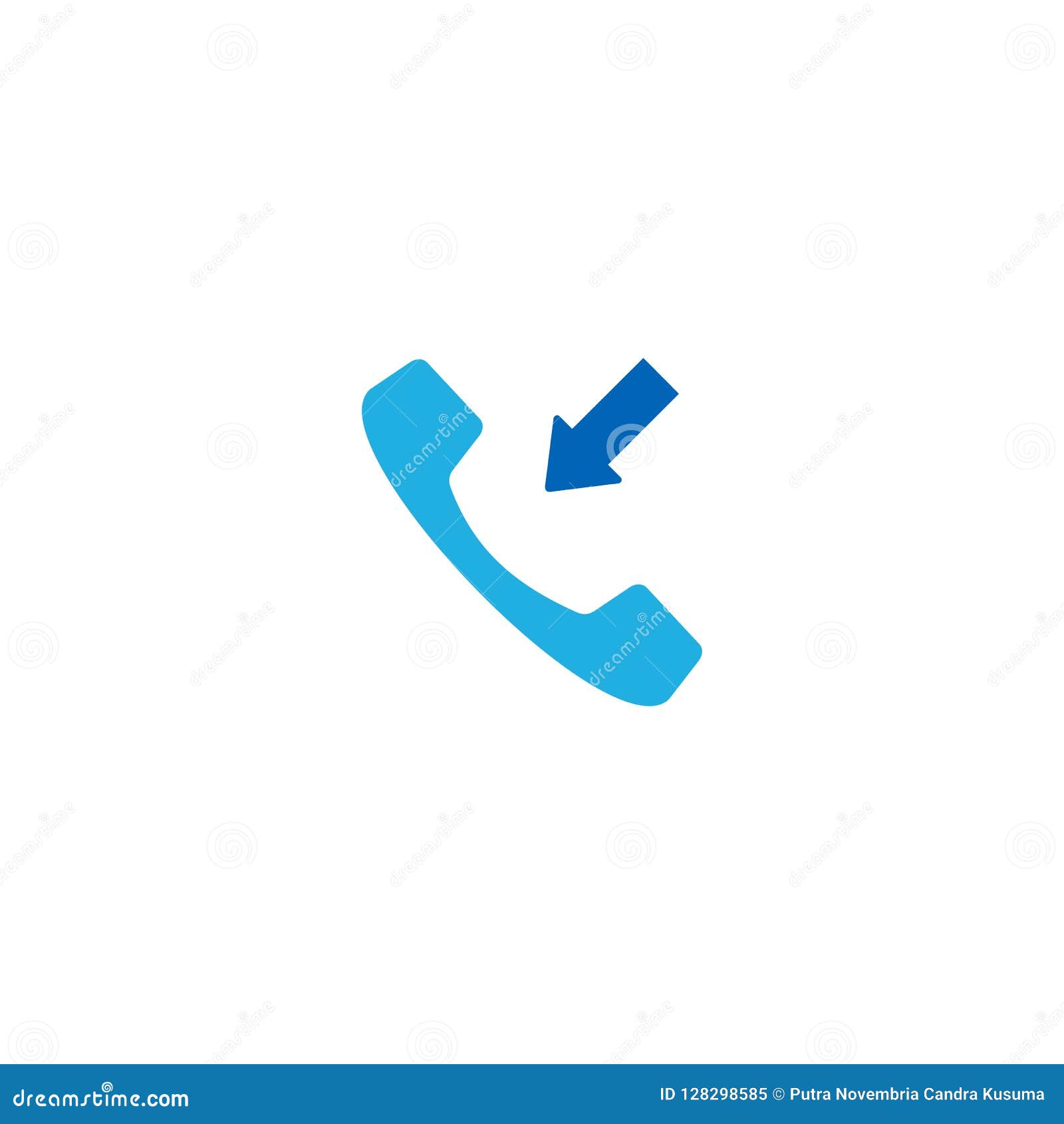 Incoming Call Logo Icon Design Stock Vector - Illustration of symbol ...
