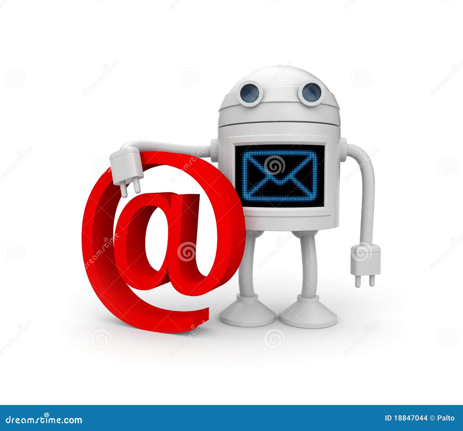 Incoming email stock illustration. Illustration of display - 18847044