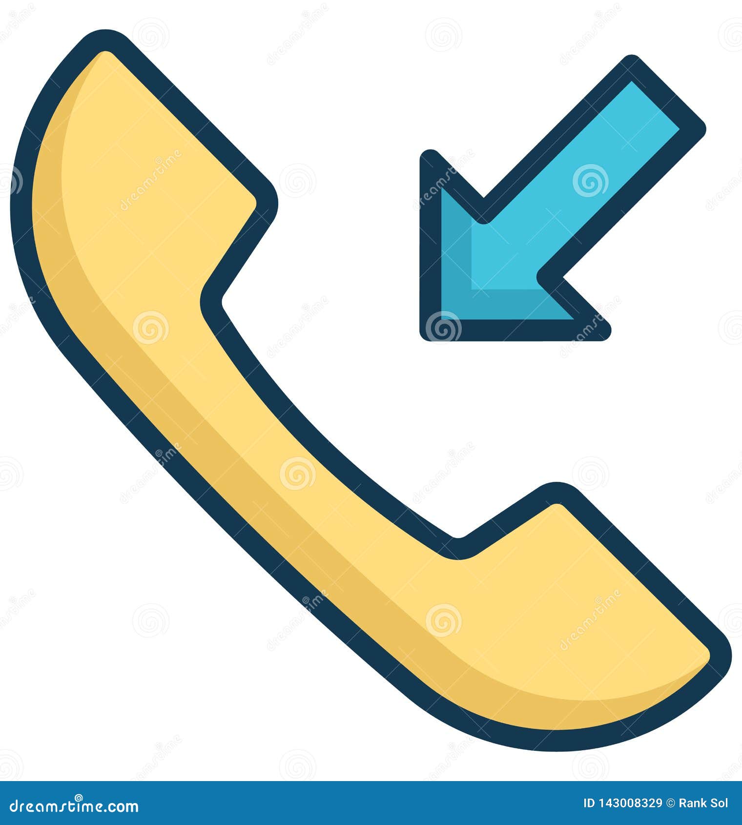 Incoming Isolated Vector Icon Which Can Easily Modify or Edit Stock ...