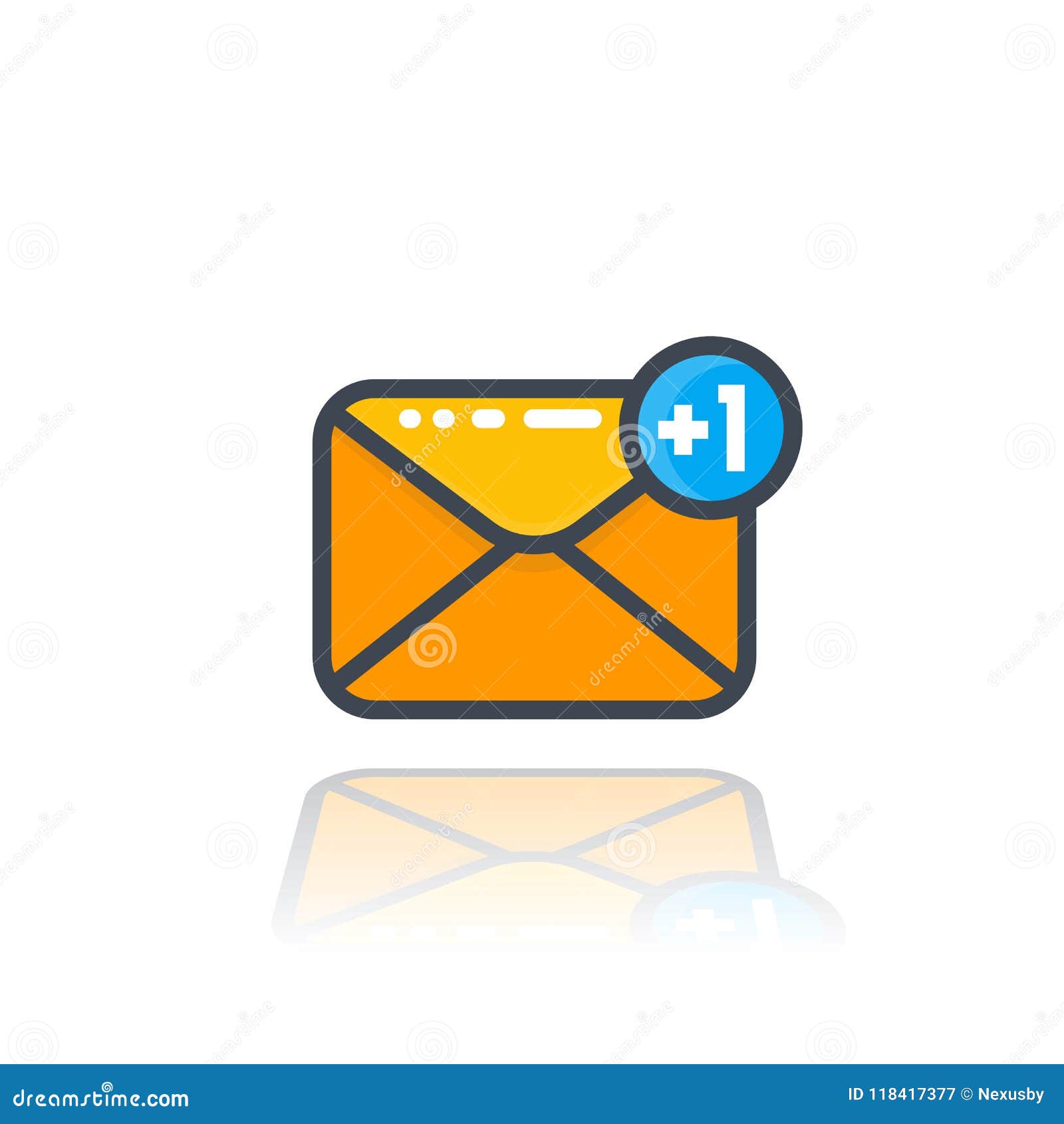 Incoming Message Envelope Icon Design. Email Received Icon Design ...