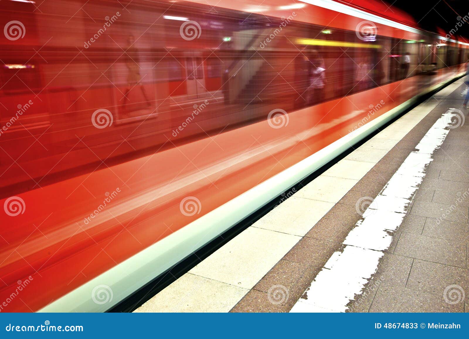 Incoming Train At Kami Katsura Station During The Spring Season In ...