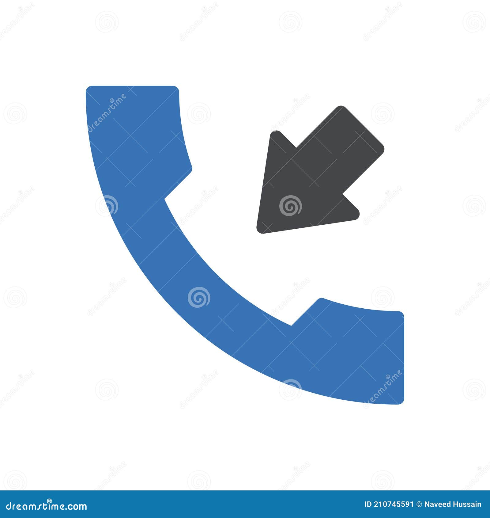 Incoming stock vector. Illustration of graphic, symbol - 210745591