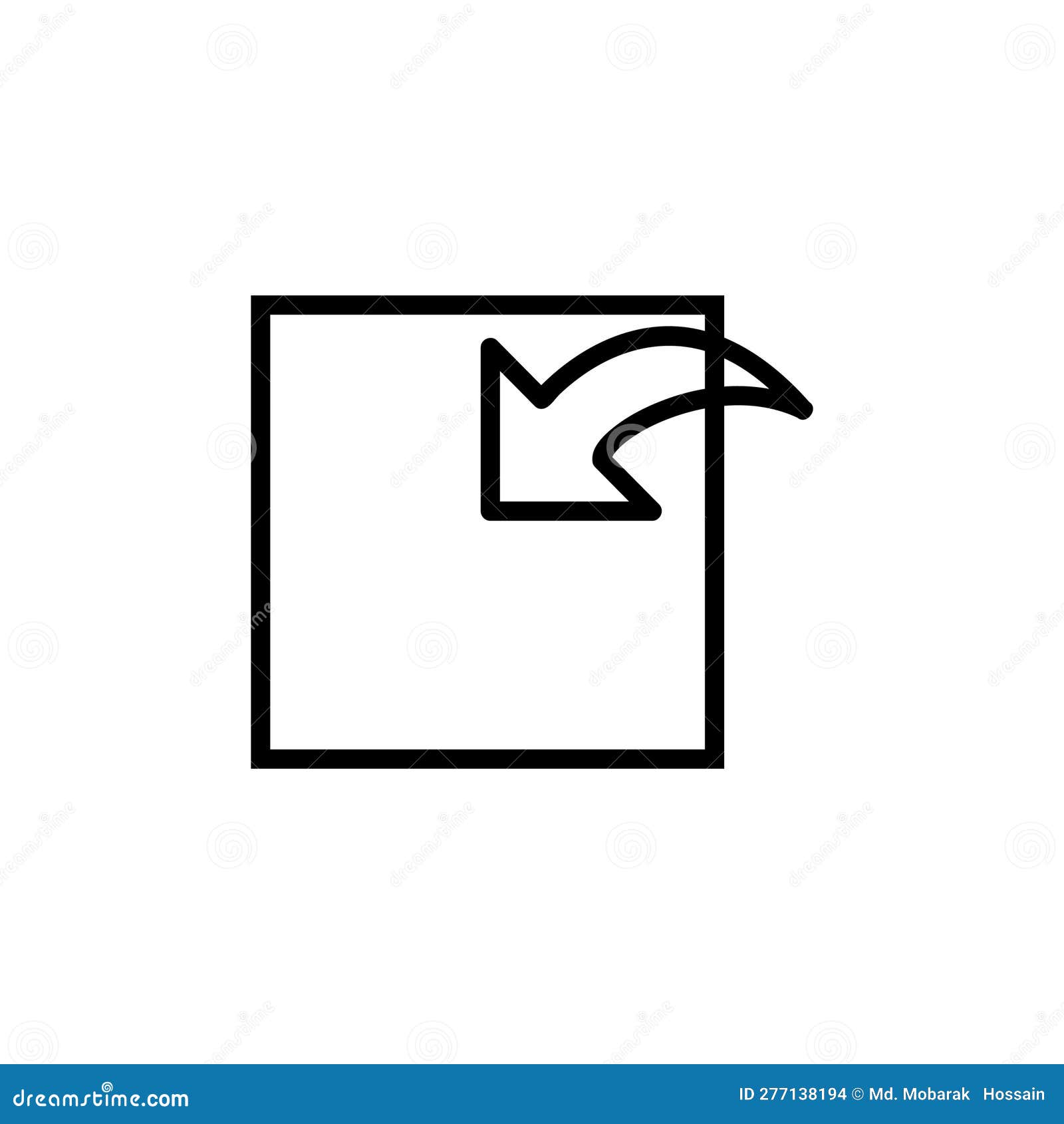 Incoming Vector Icon, Isolated on White Background. Stock Vector ...