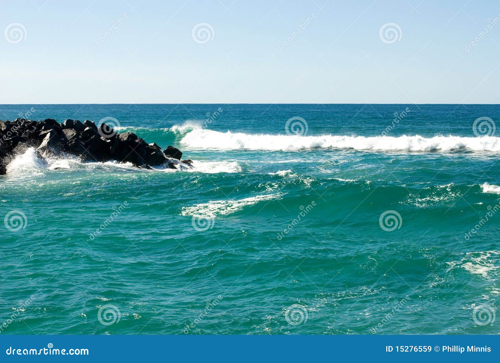 Incoming Waves stock image. Image of white, coast, spray - 15276559