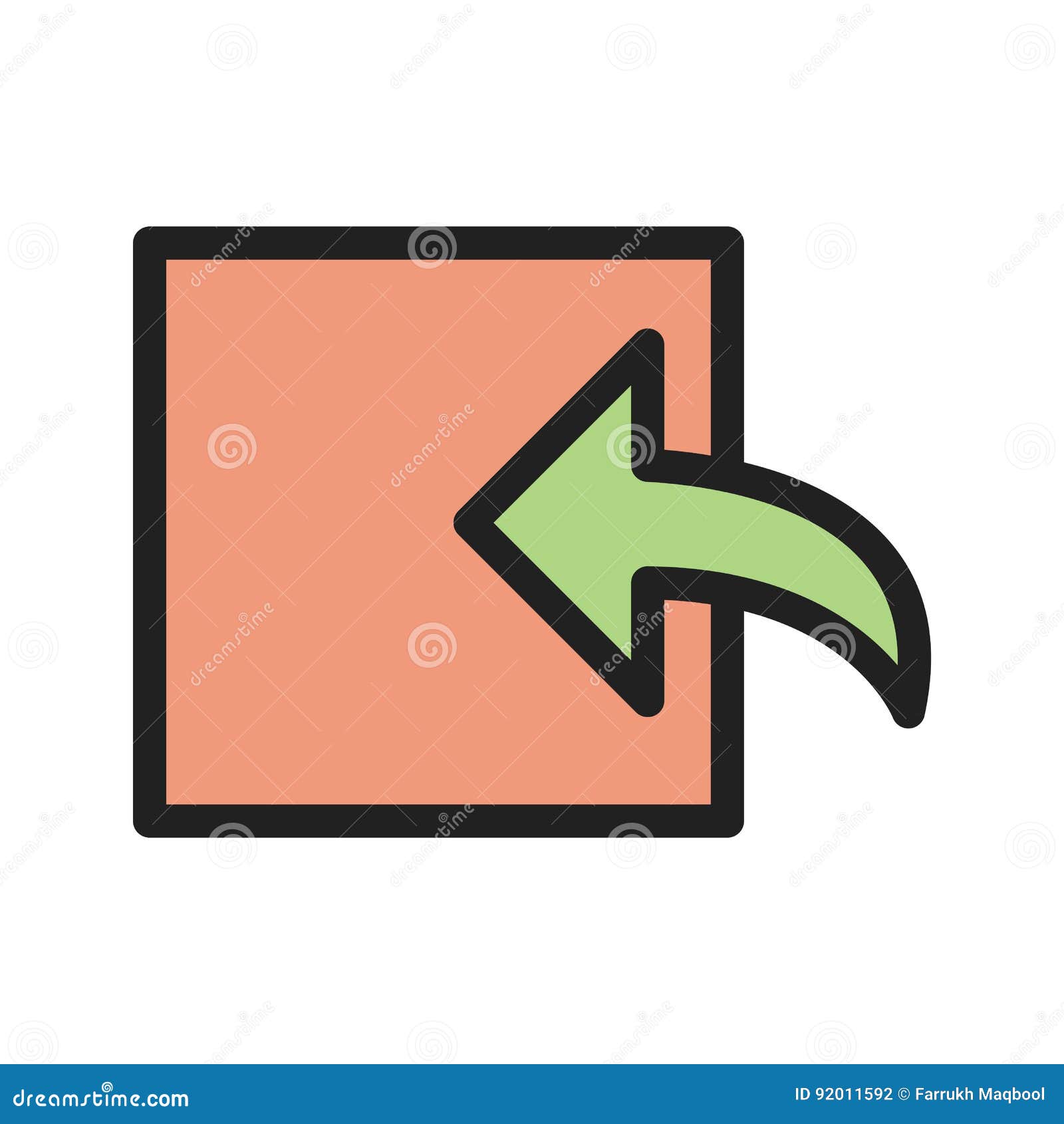 Incoming stock vector. Illustration of incoming, user - 92011592