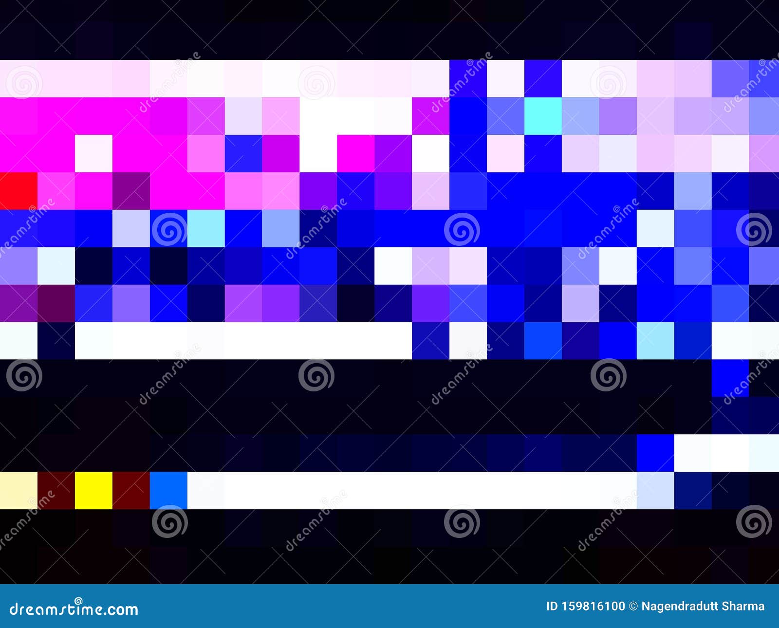 An Incomparable Engaging Multi-color Graphical Pattern of Rectangles ...