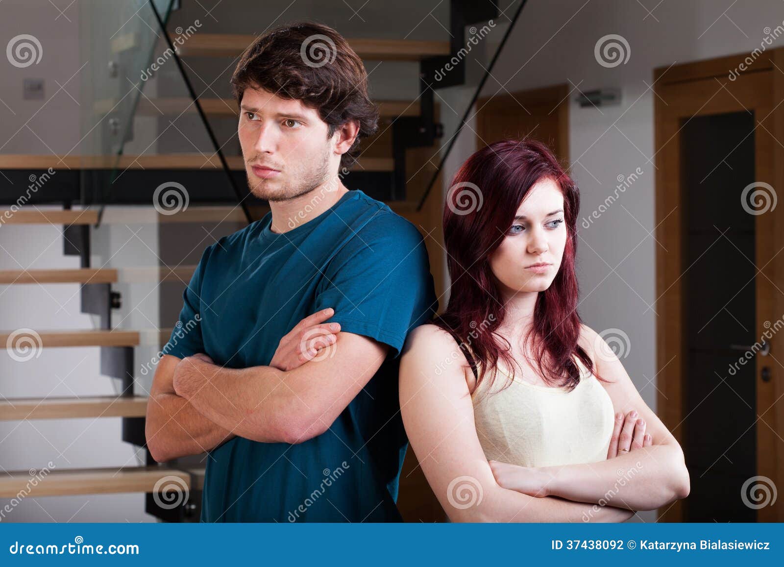Incompatible Couple Have a Crisis Stock Photo - Image of away, divorce ...