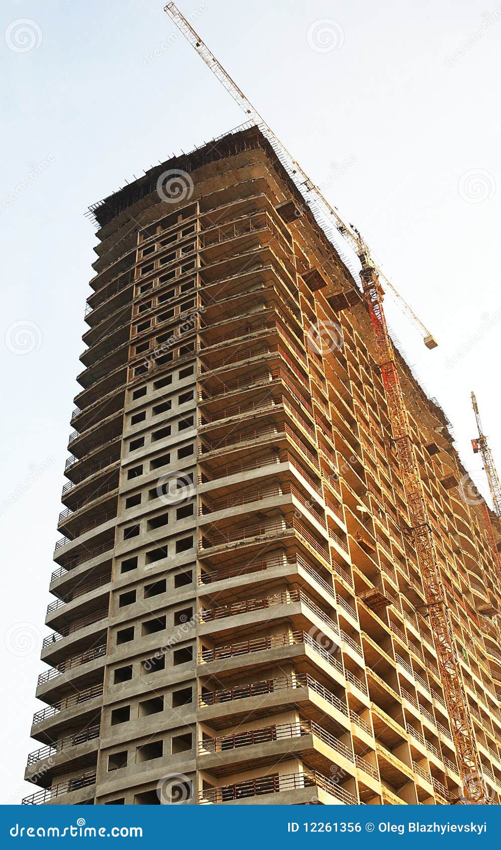 Incomplete building stock photo. Image of built, architecture - 12261356