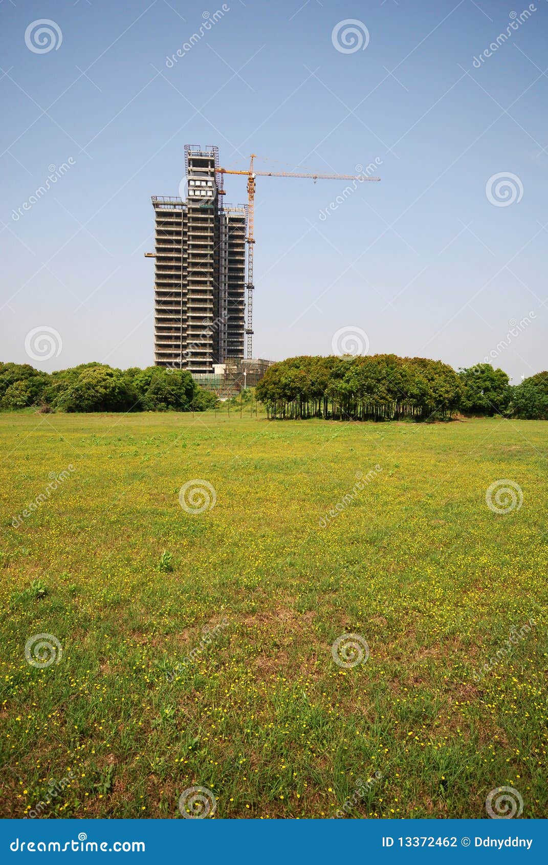 Incomplete Building stock photo. Image of urban, project - 13372462