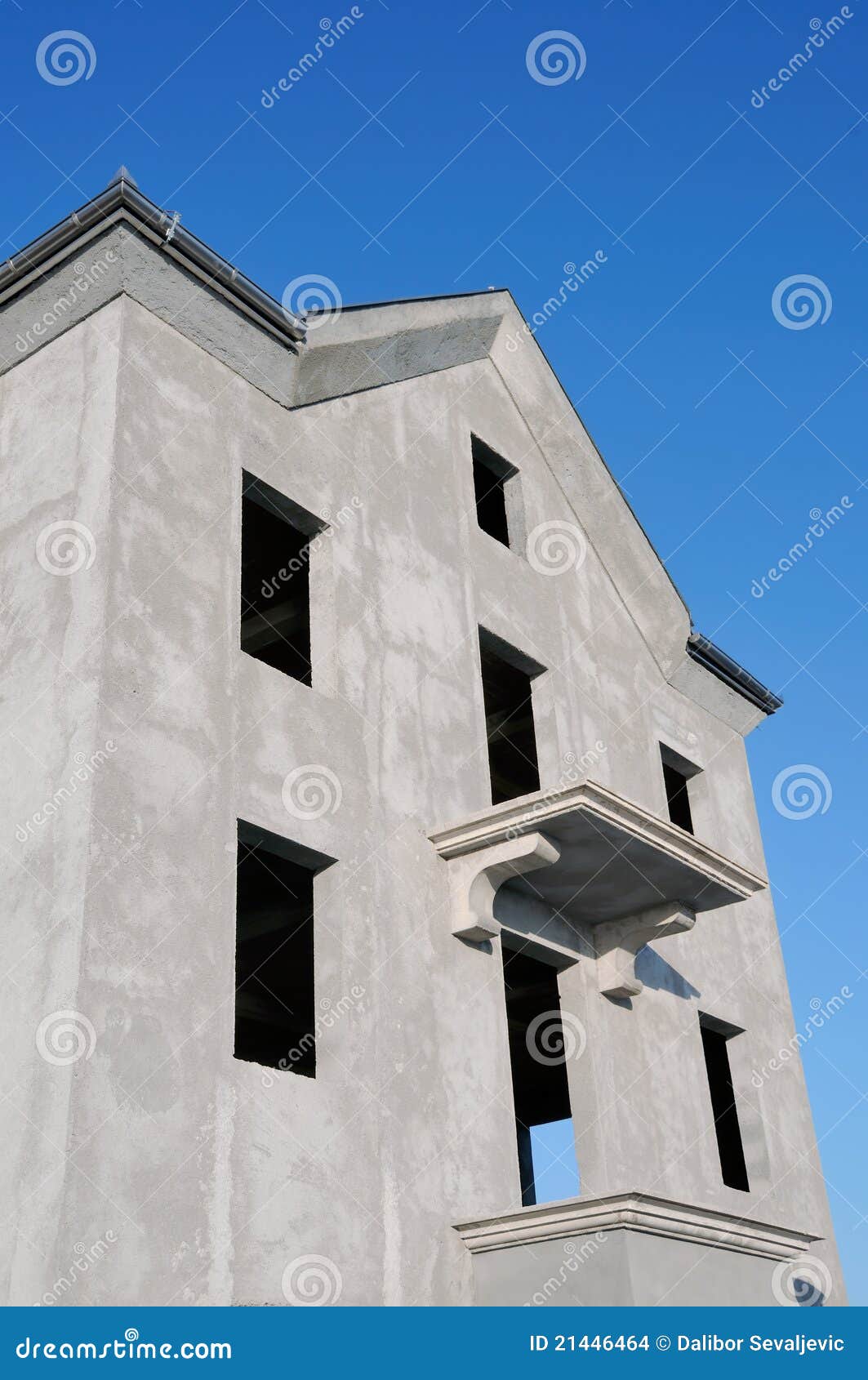 Incomplete building stock photo. Image of construct, cement - 21446464