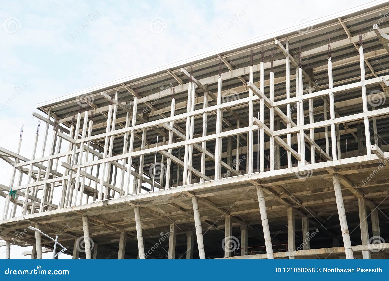 Incomplete Construction Site Building Architecture Structure Stock ...
